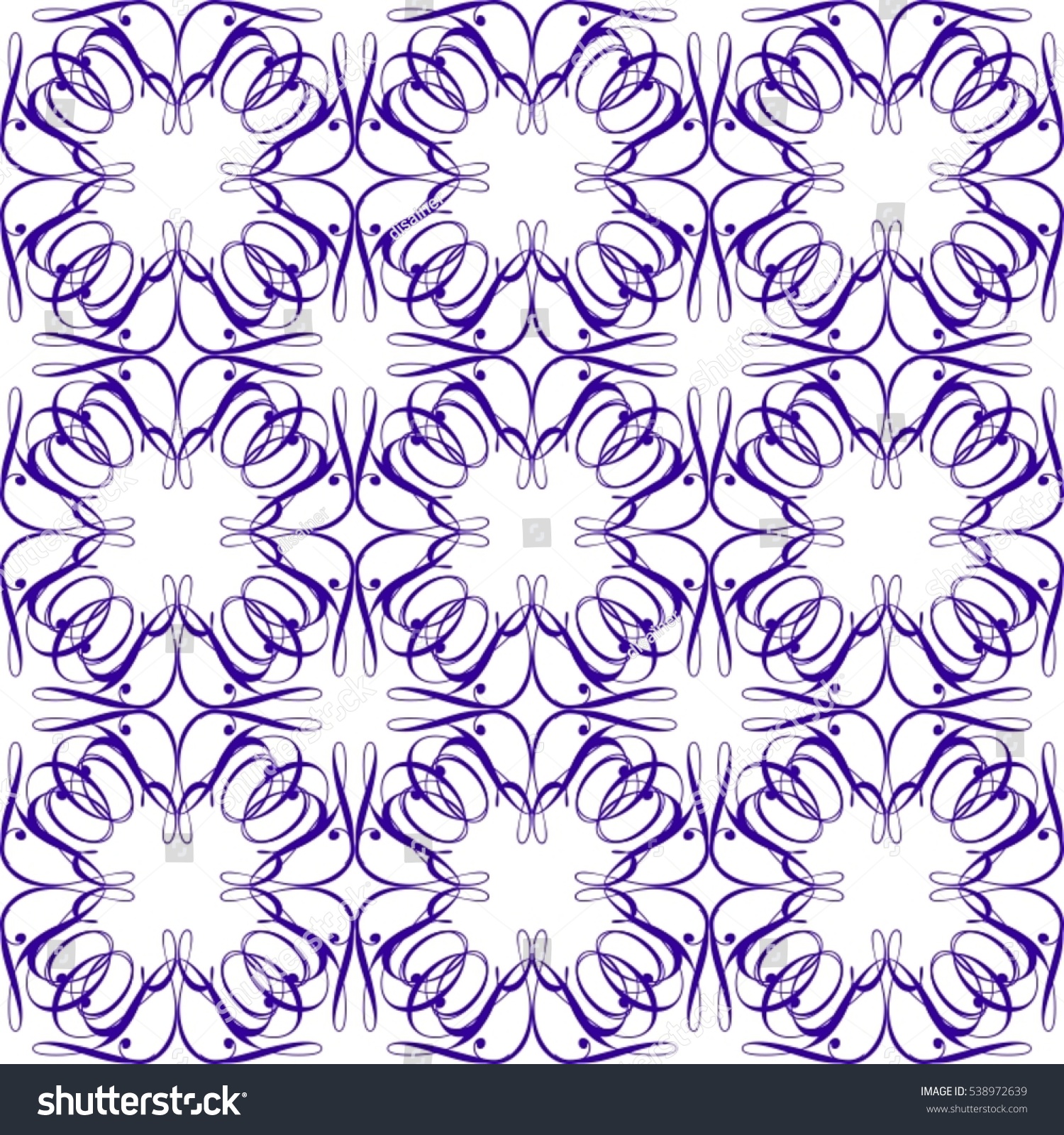 Ornament Vector Illustration Stock Vector (Royalty Free) 538972639