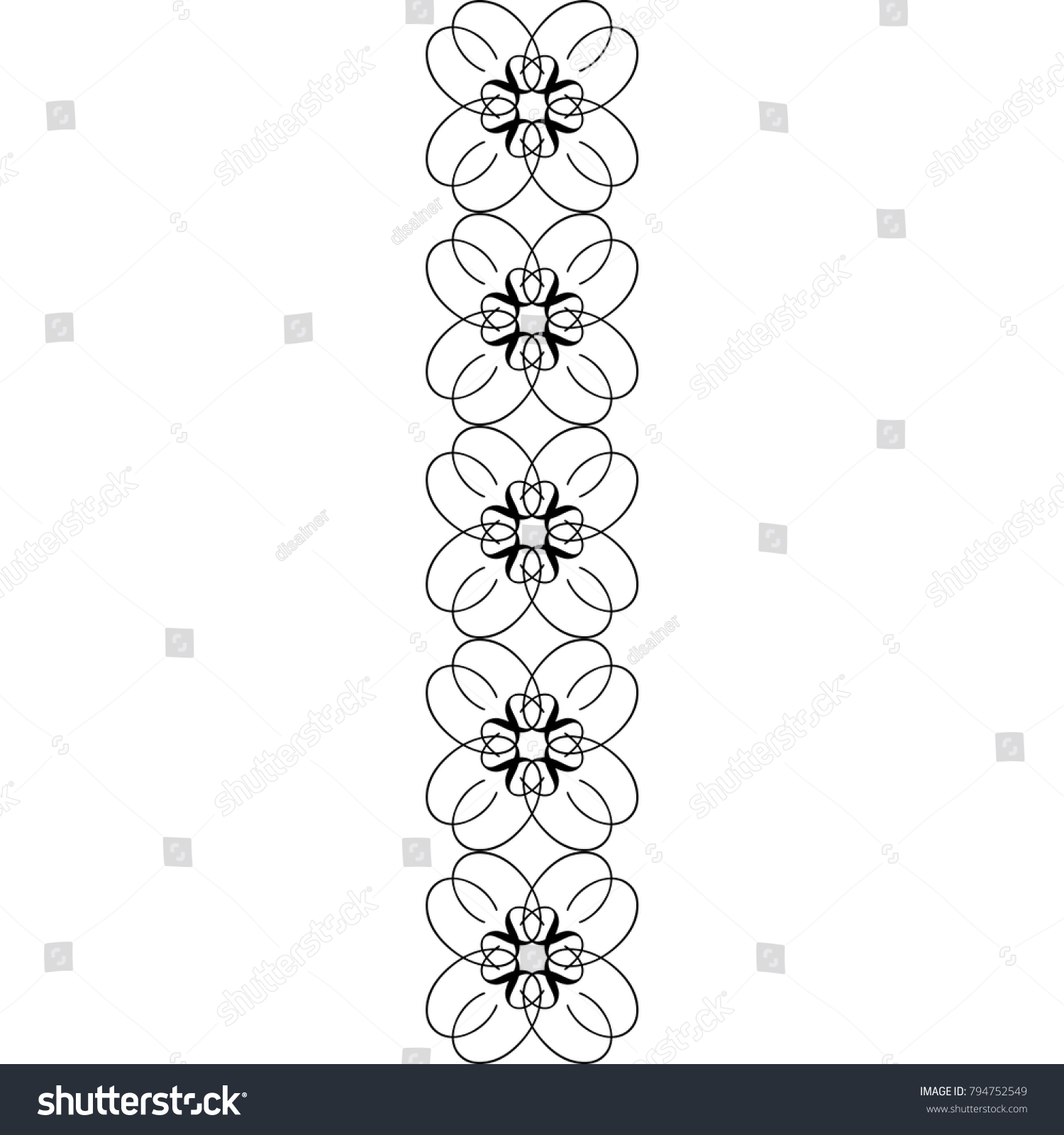 Ornament Vector Illustration: vector de stock (libre de regalías ...