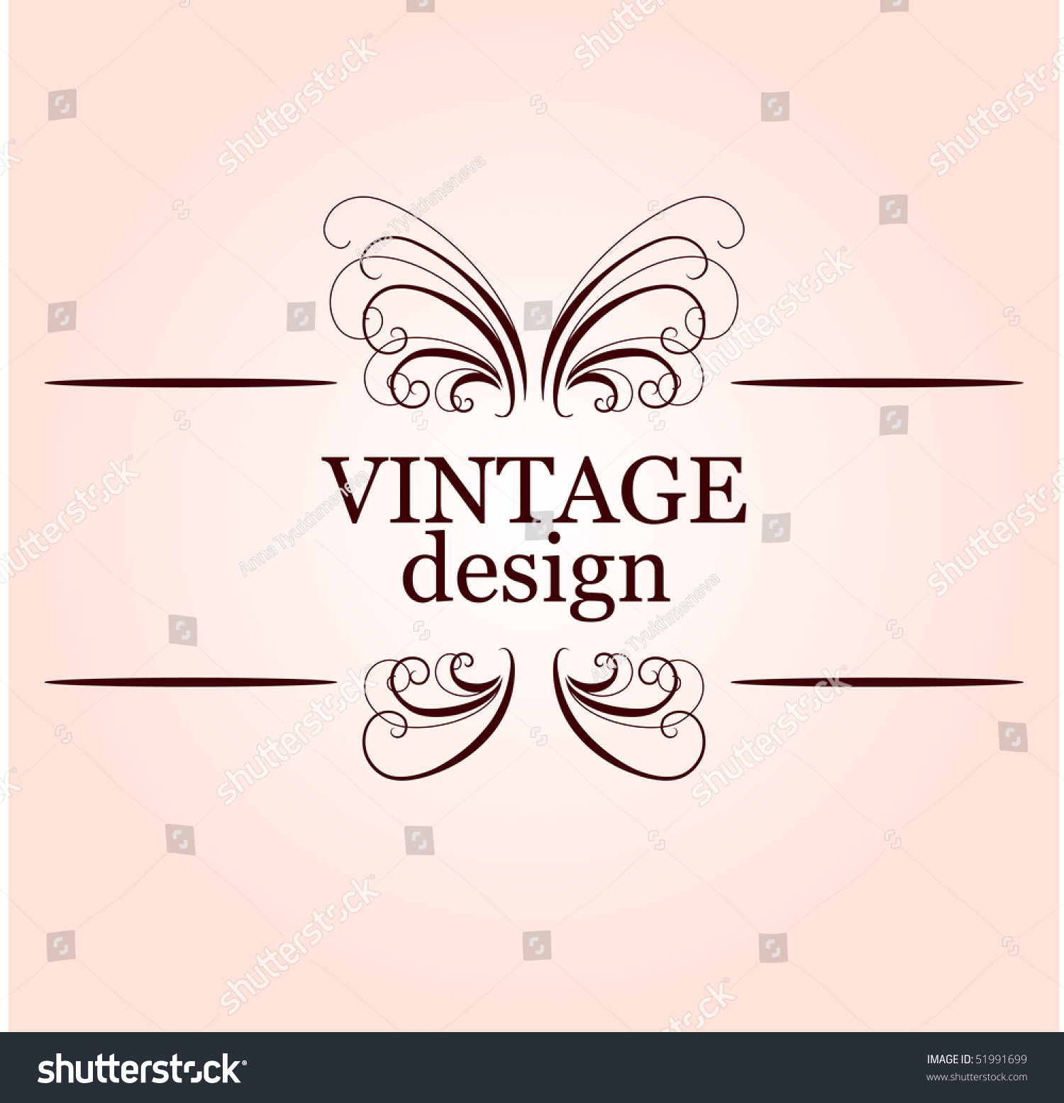 Ornate Design Element Stock Vector (Royalty Free) 51991699 | Shutterstock