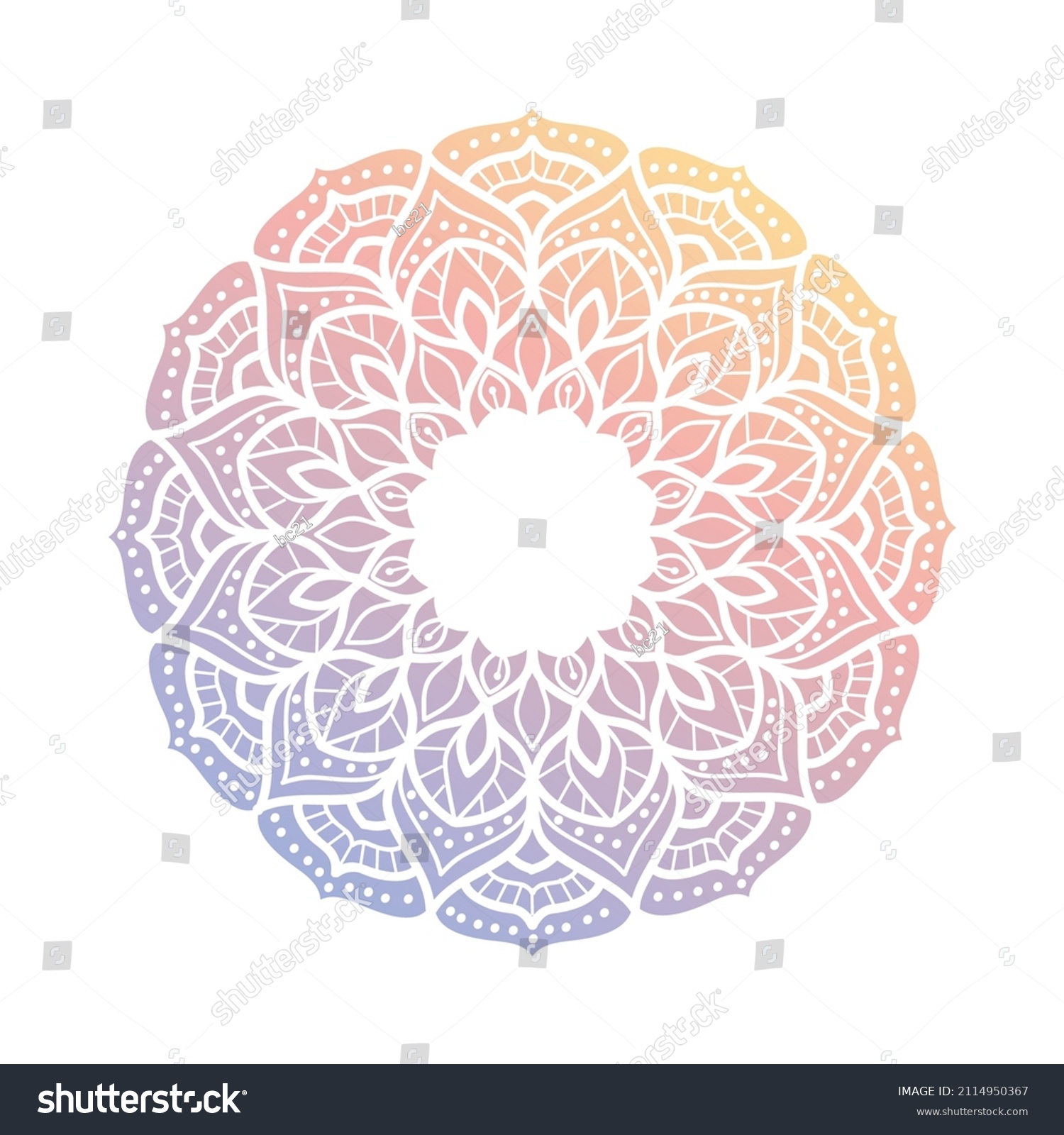 Ornate Mandala Vector Graphic Artwork Stock Vector (Royalty Free ...