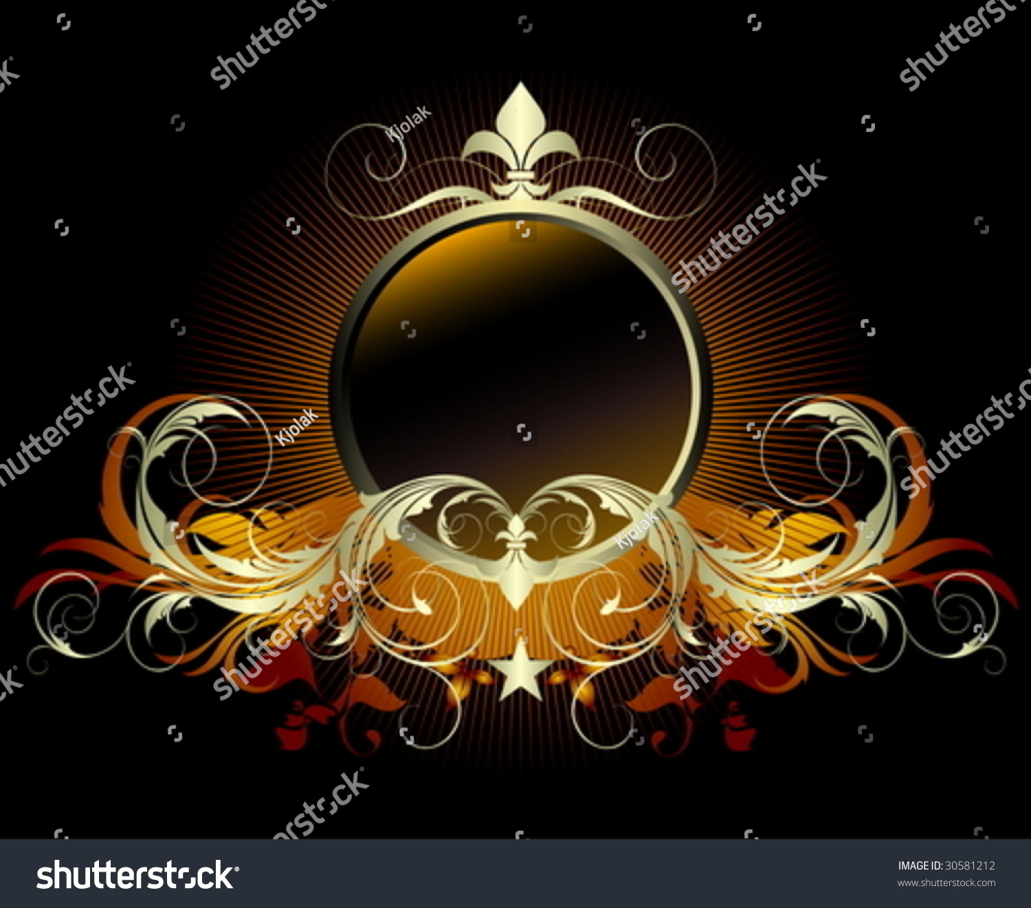 Ornate Shield Stock Vector (Royalty Free) 30581212 | Shutterstock