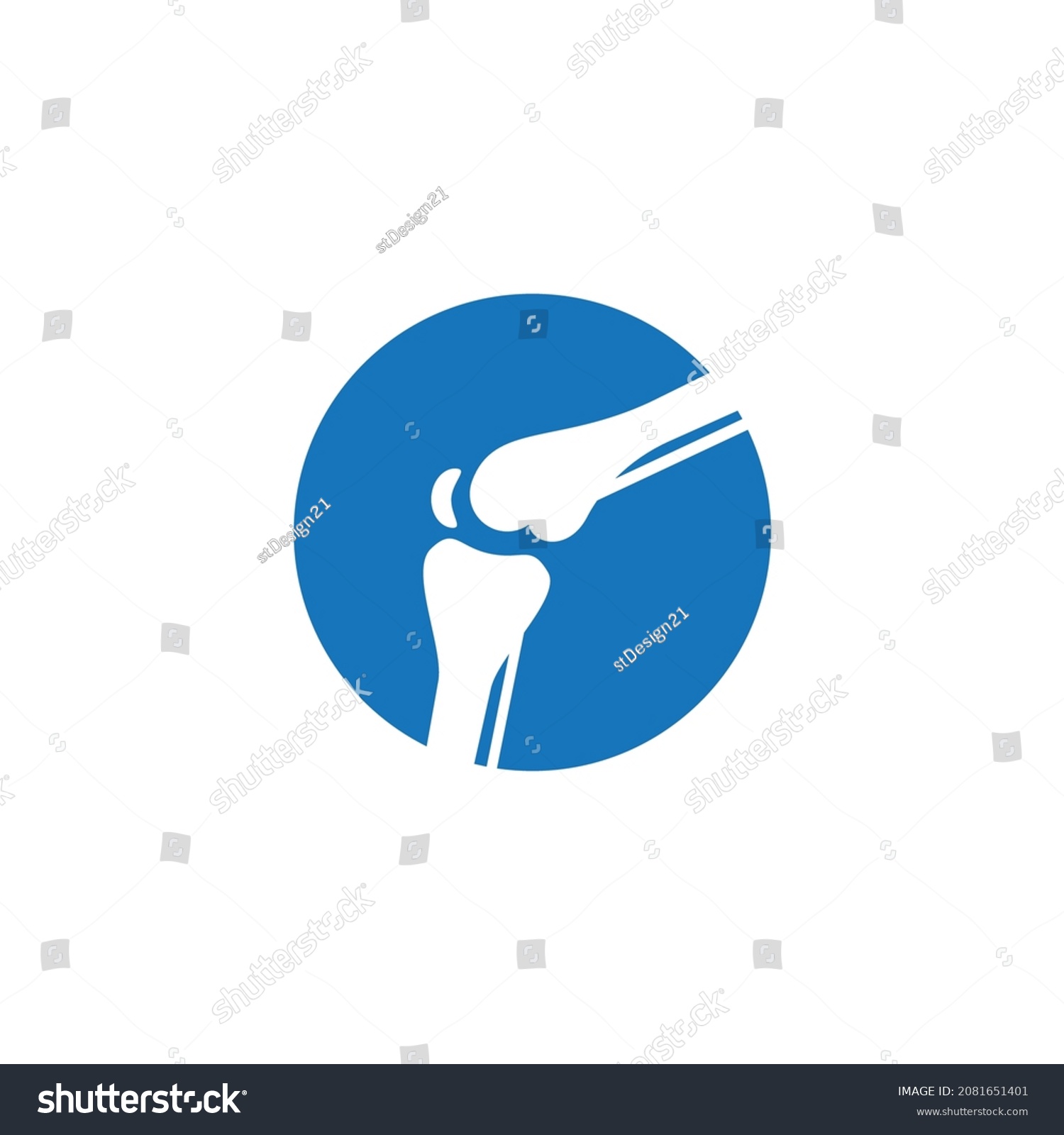 Orthopaedic Clinic Logo Vector Design Stock Vector (Royalty Free ...