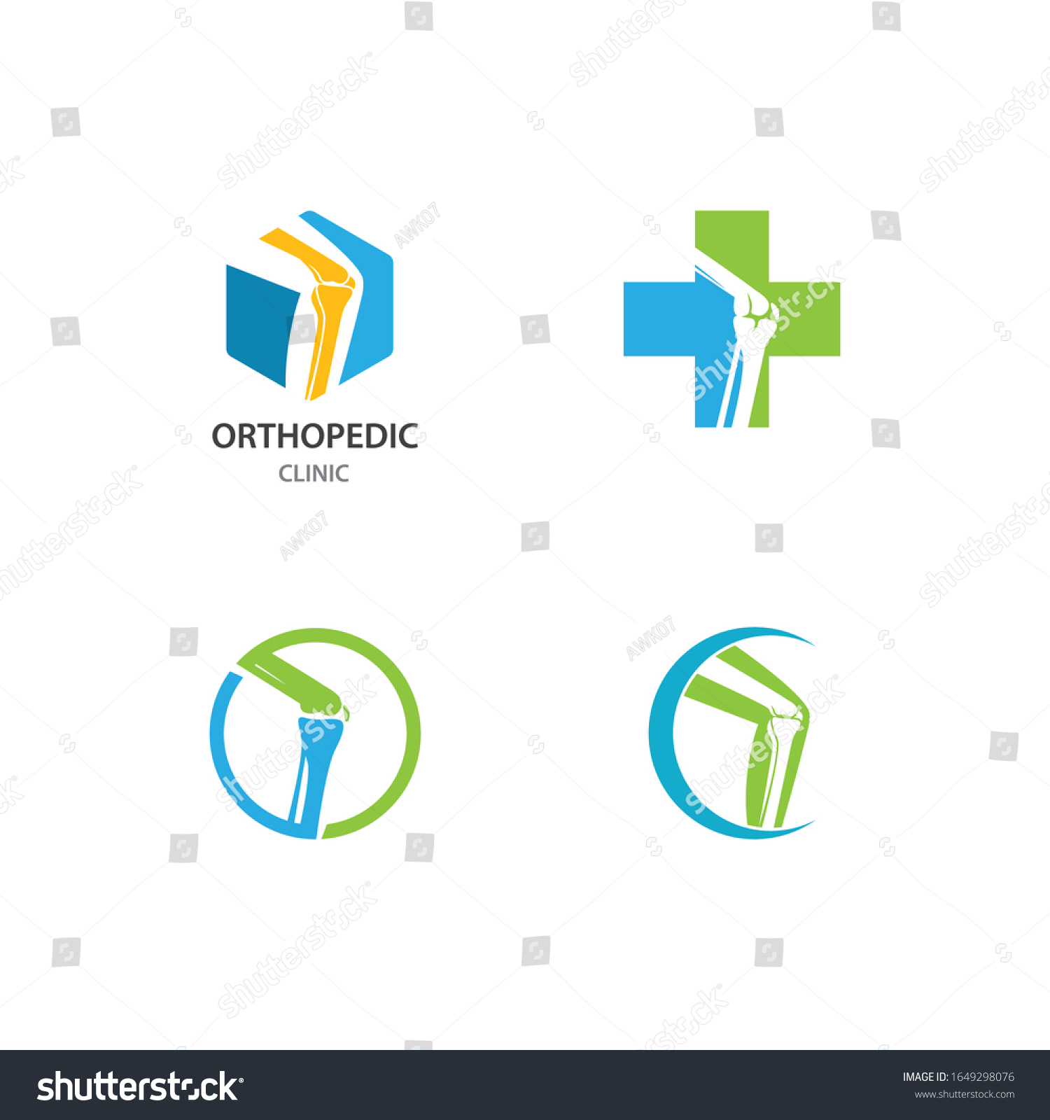 Orthopaedic Clinic Logo Vector Illustration Stock Vector (Royalty Free ...