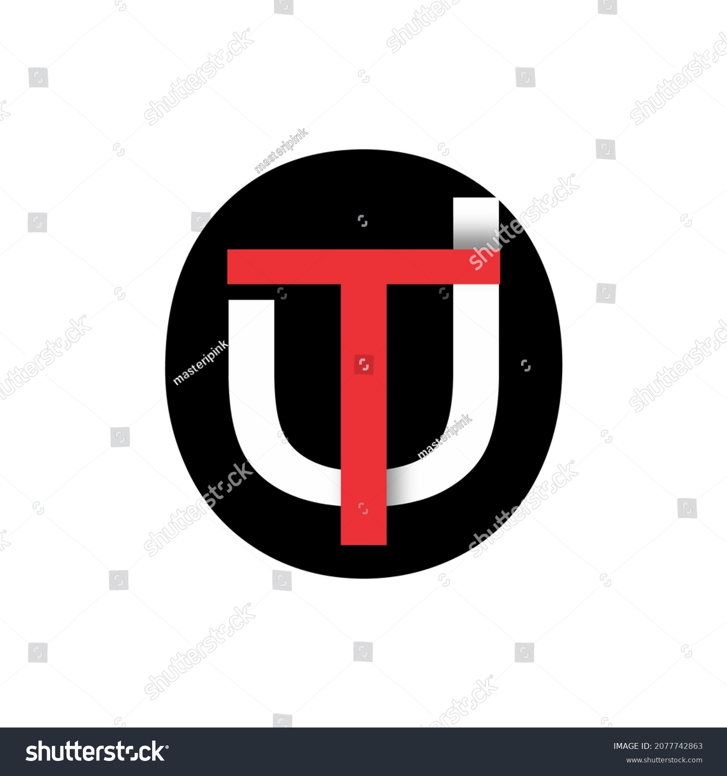 Otj Text Logo Vector Free Design Stock Vector (Royalty Free) 2077742863 ...