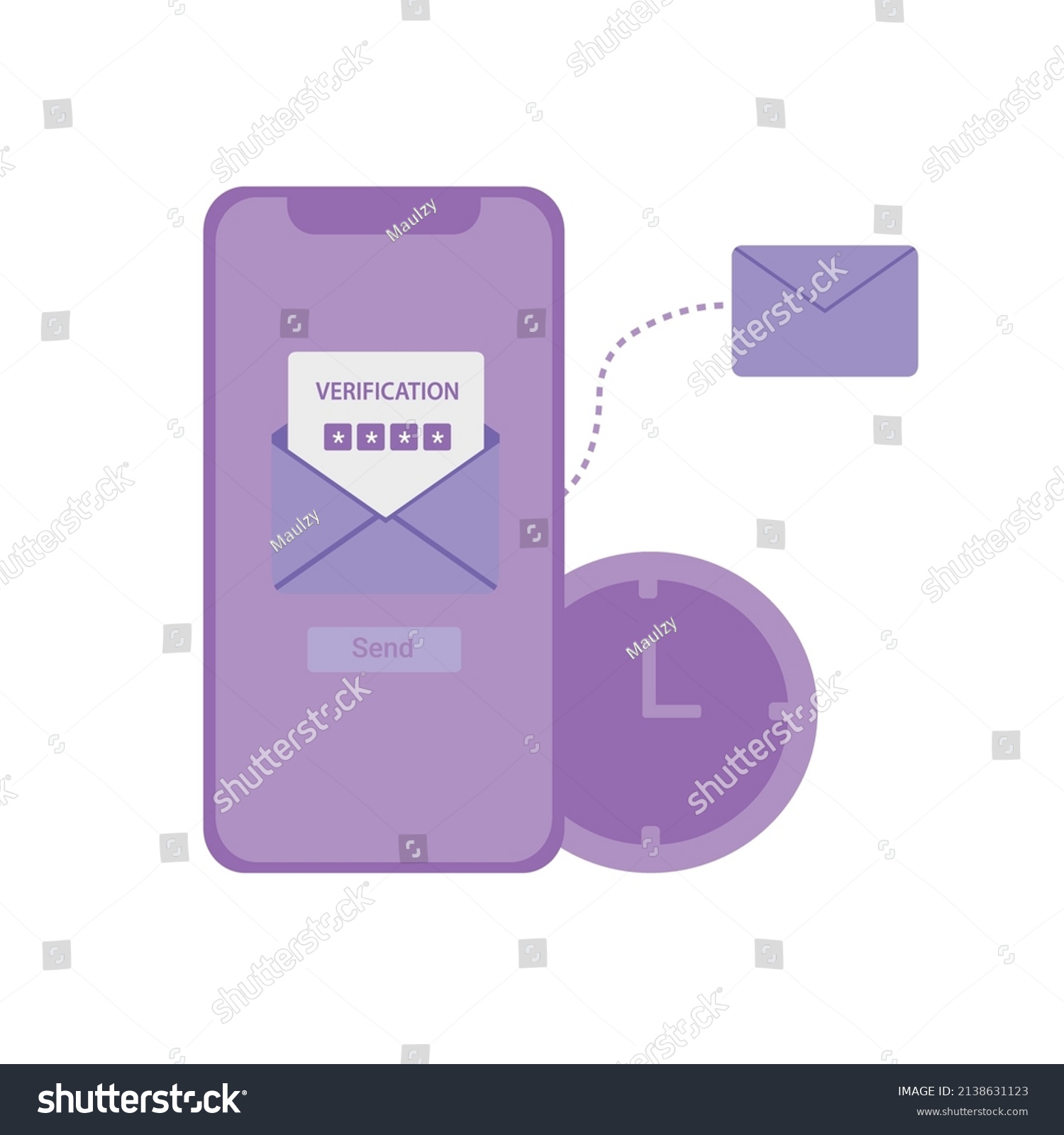 Otp Authentication Security Illustration Concept Stock Vector (Royalty ... Otp Authentication Security Illustration Concept Stock Vector (Royalty ...