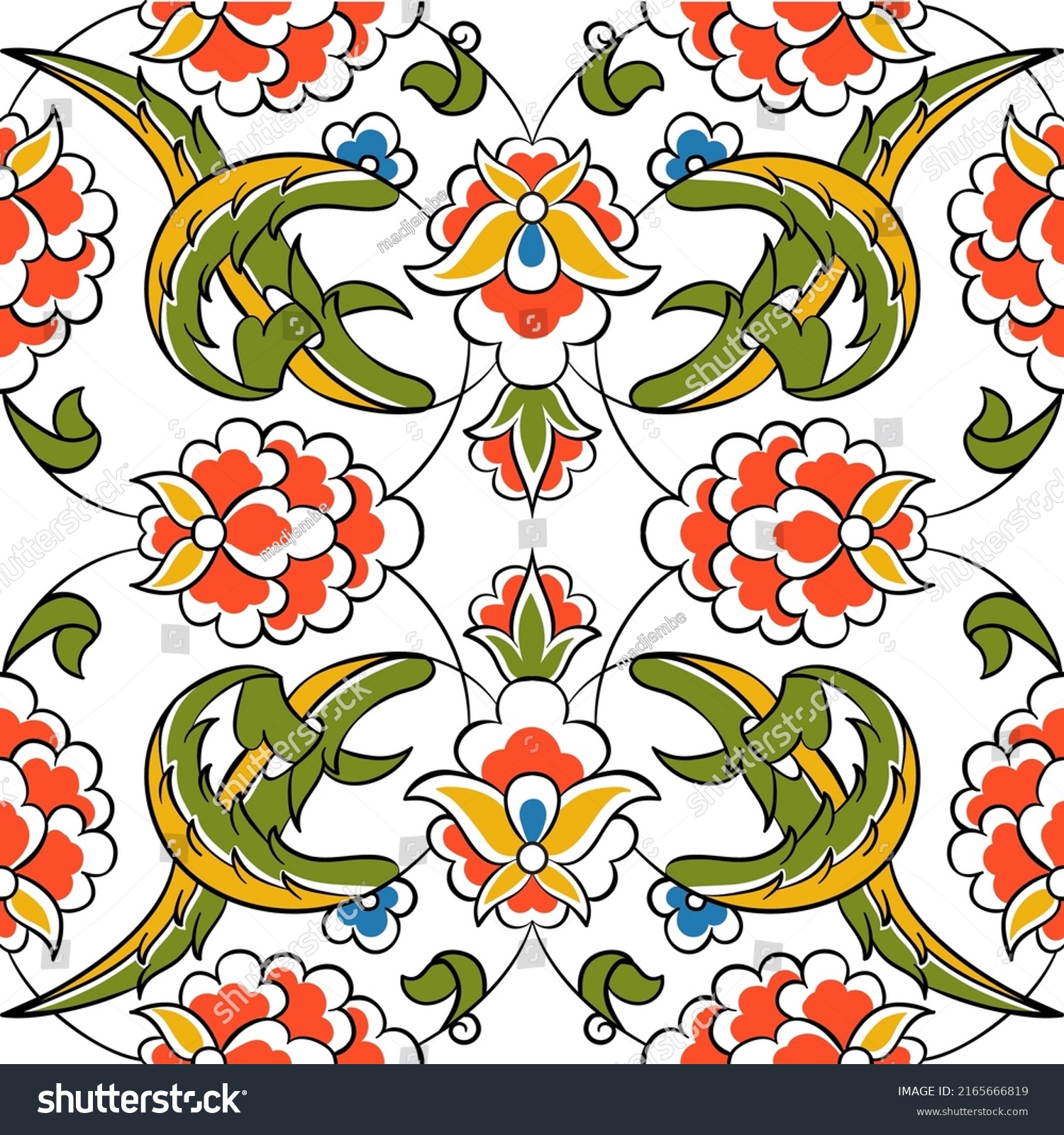 204,767 Turkish flower ottoman Stock Illustrations, Images & Vectors ...