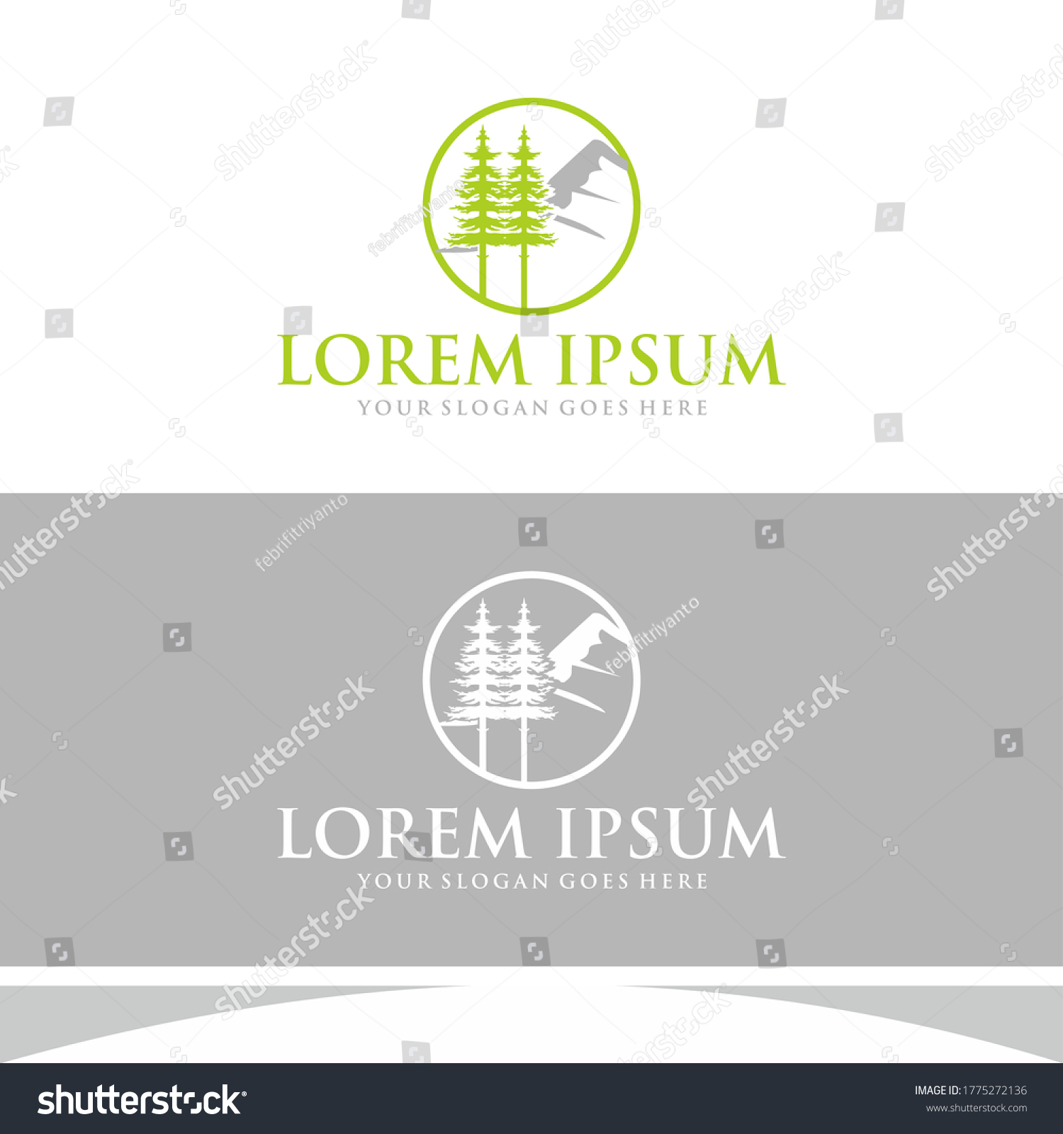 Outdoor Logo Design Vector Illustration Stock Vector (Royalty Free ...