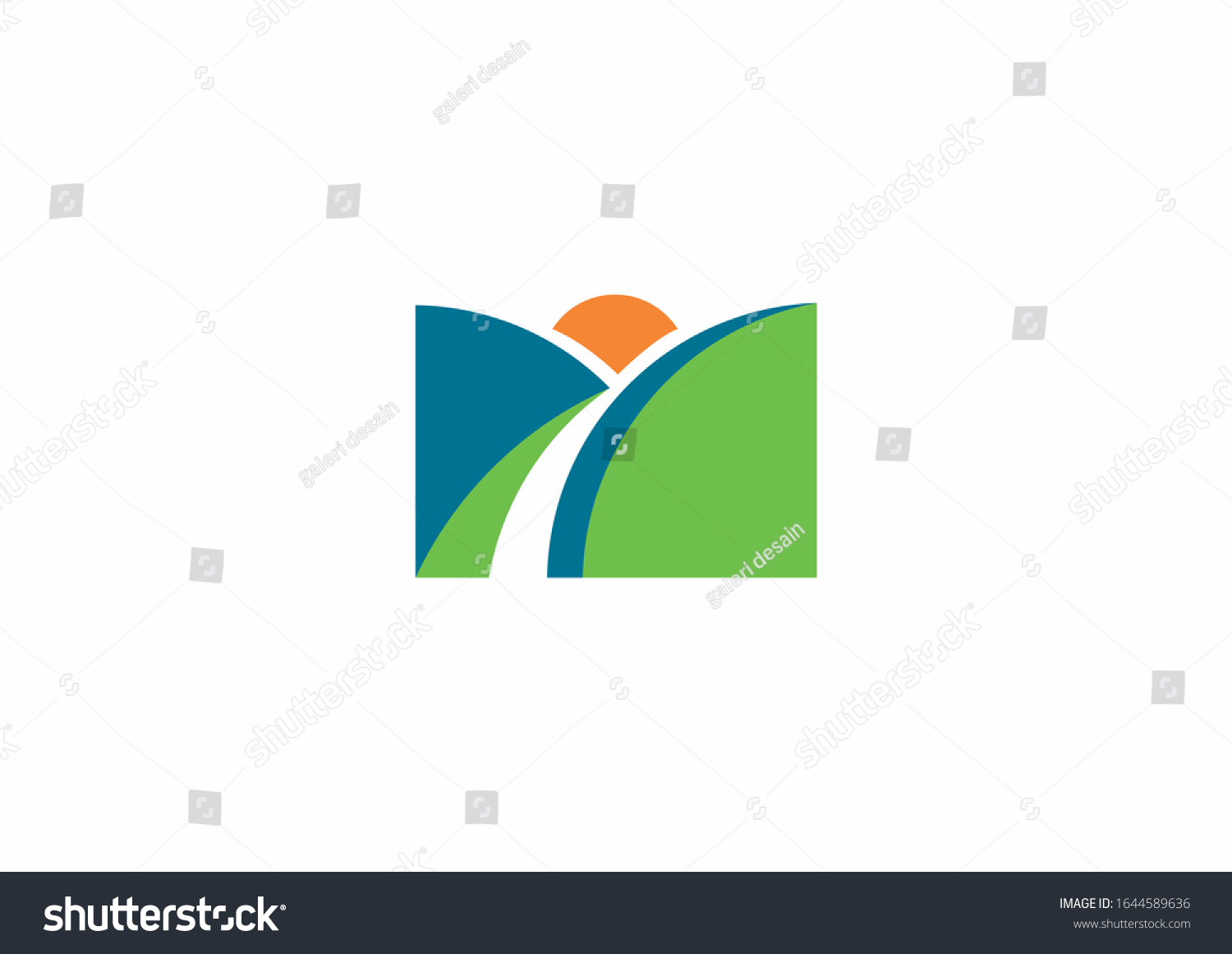 Outdoor View Vector Icon Symbol Design Stock Vector (Royalty Free ...