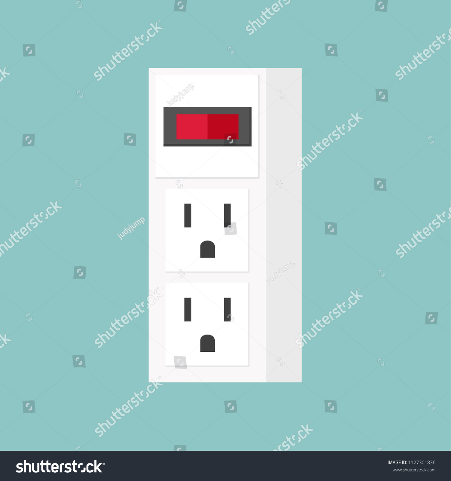 Outlet Cartoon Vector Free Space Text Stock Vector Royalty Free 1127301836 Shutterstock