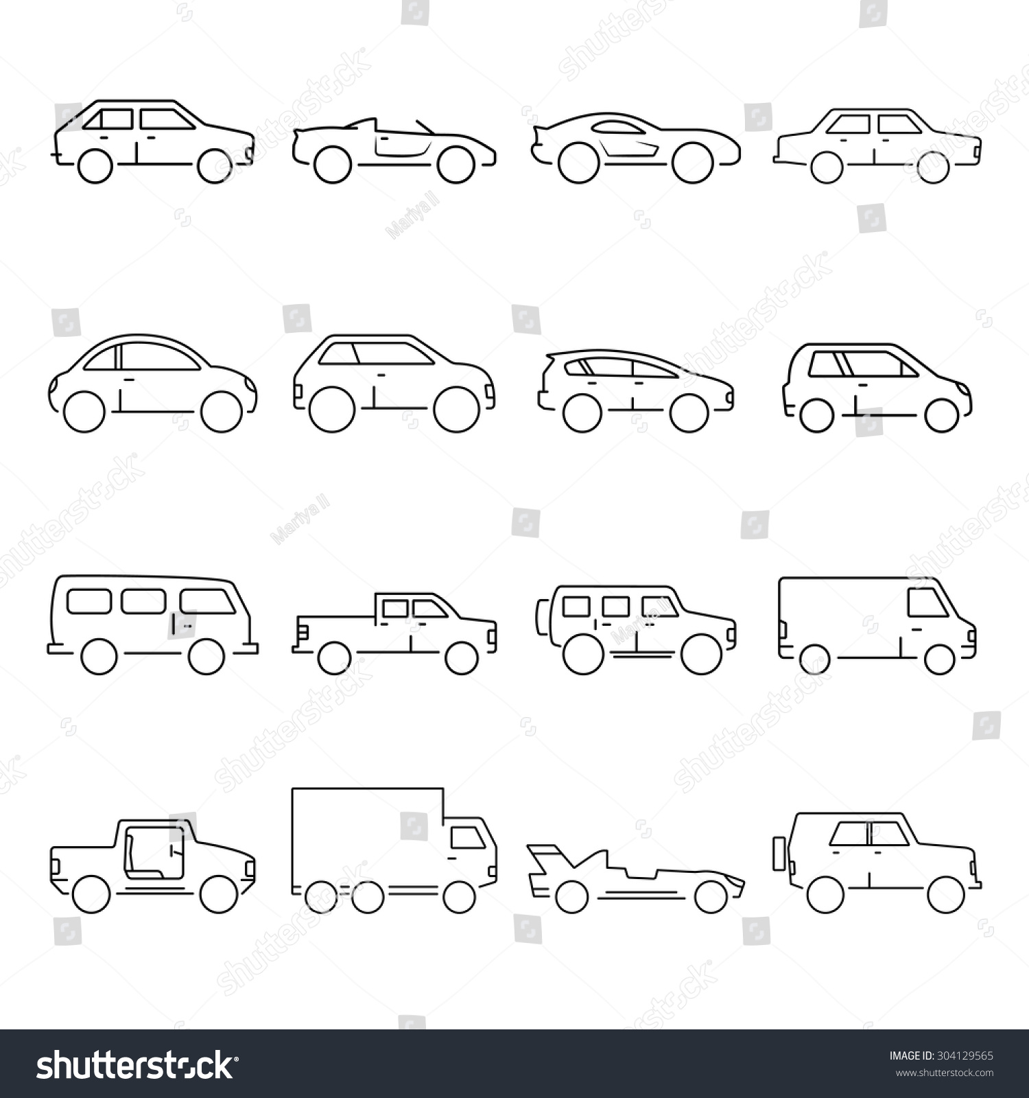 10,459 Thin line automotive icon Images, Stock Photos & Vectors ...