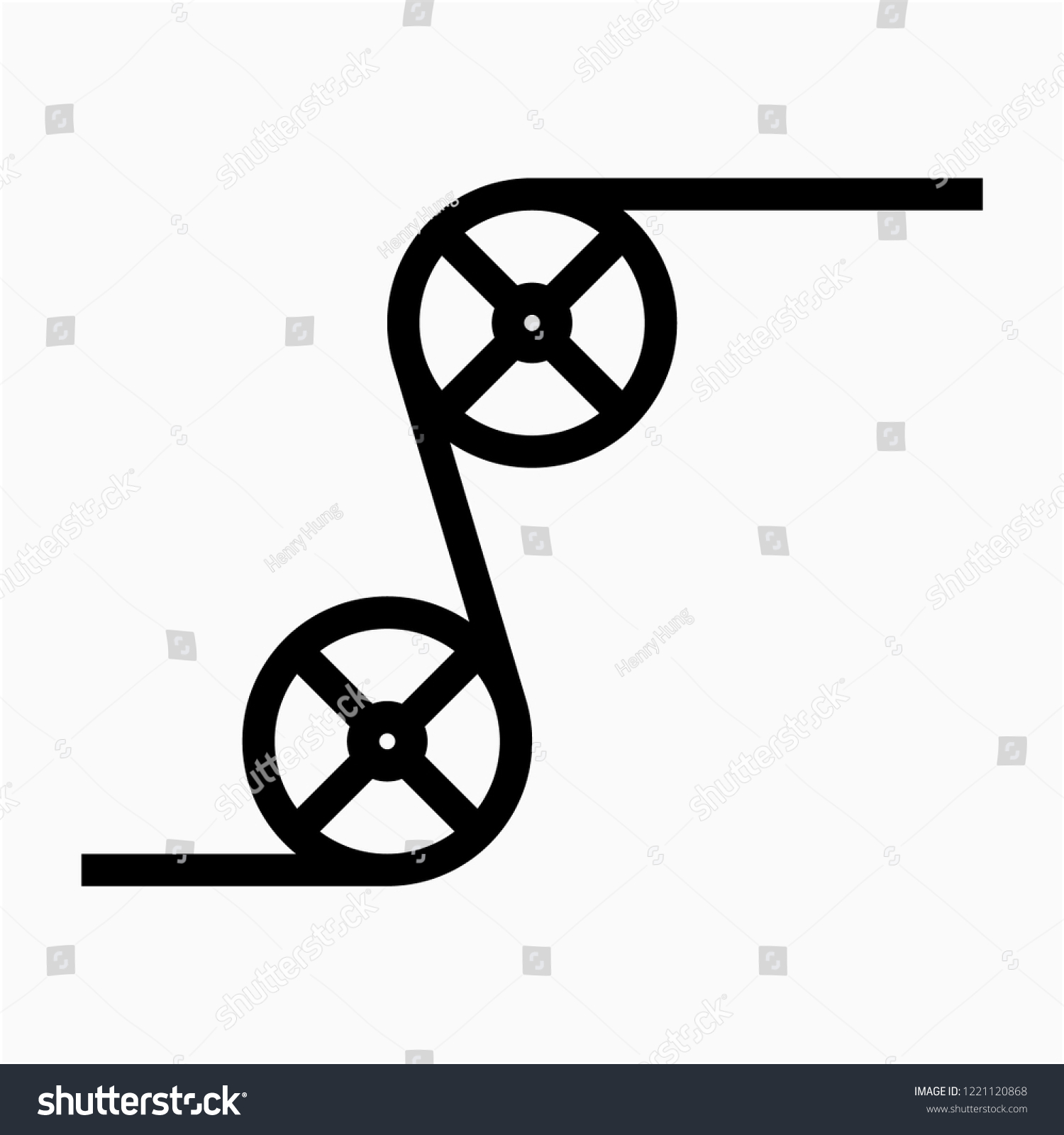 Outline Roll Pixel Perfect Vector Icon Stock Vector (Royalty Free ...