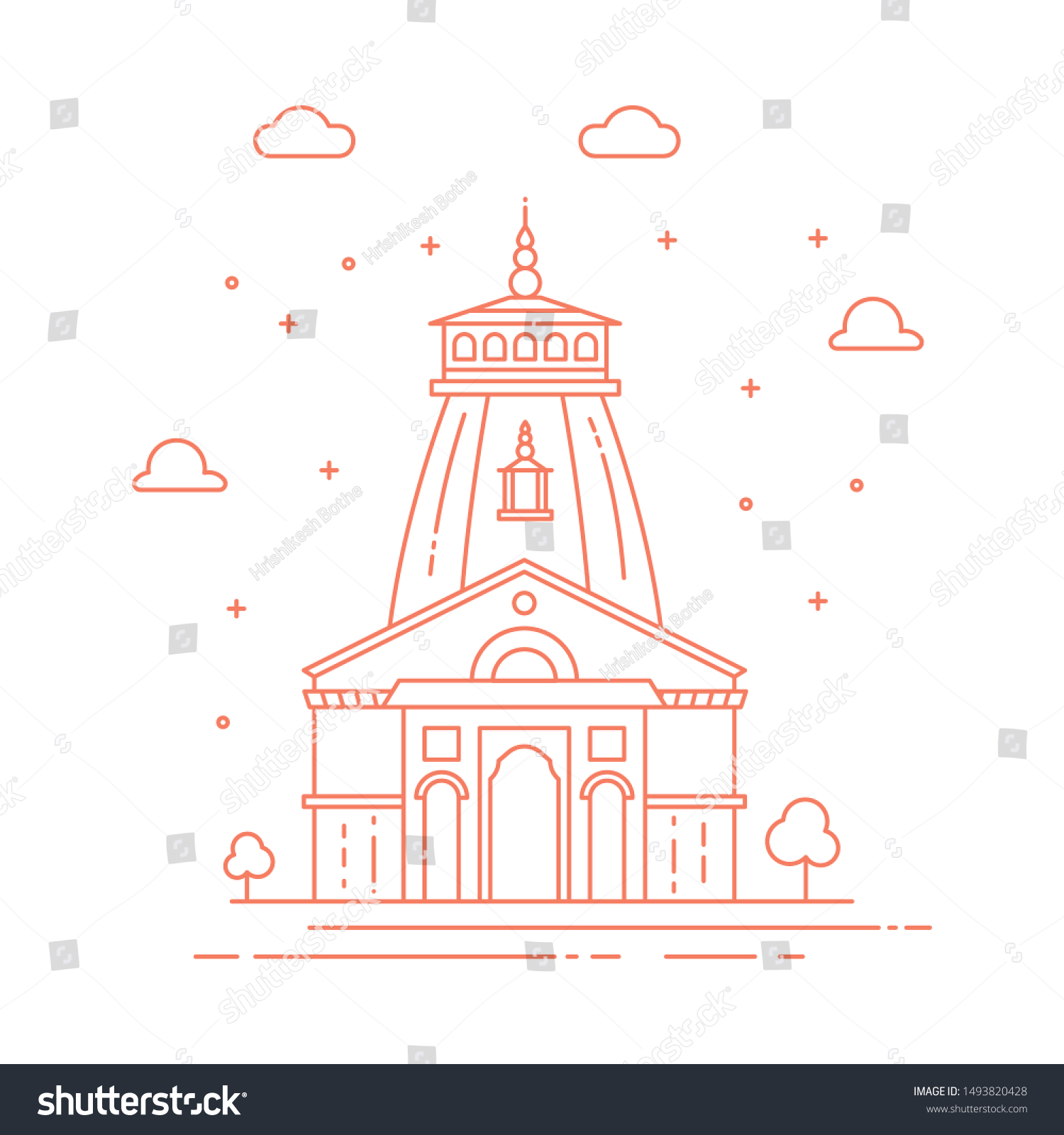 Outline Vector Illustration Kedarnath Temple: เวกเตอร์สต็อก (ปลอดค่า ... Outline Vector Illustration Kedarnath Temple: เวกเตอร์สต็อก (ปลอดค่า ...