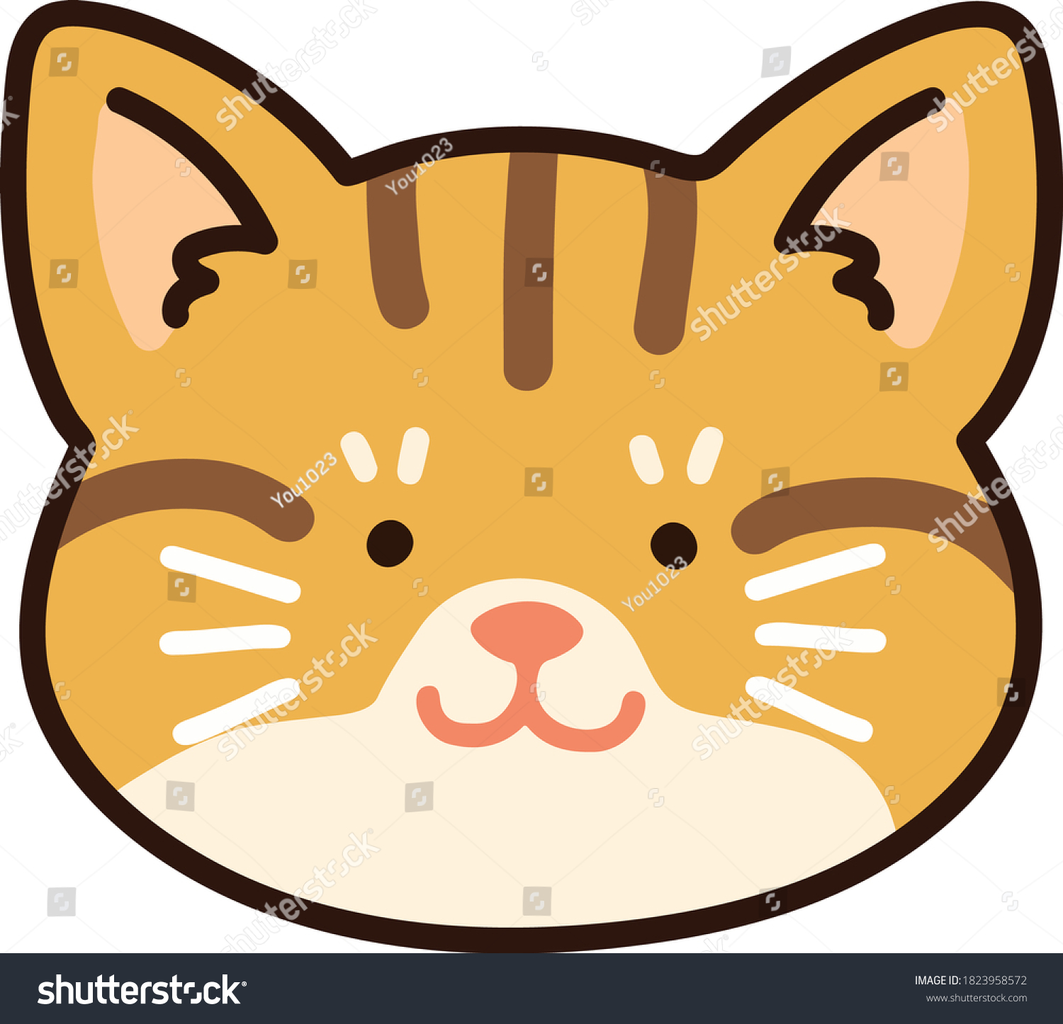 Tabby Stock Vectors, Images & Vector Art | Shutterstock
