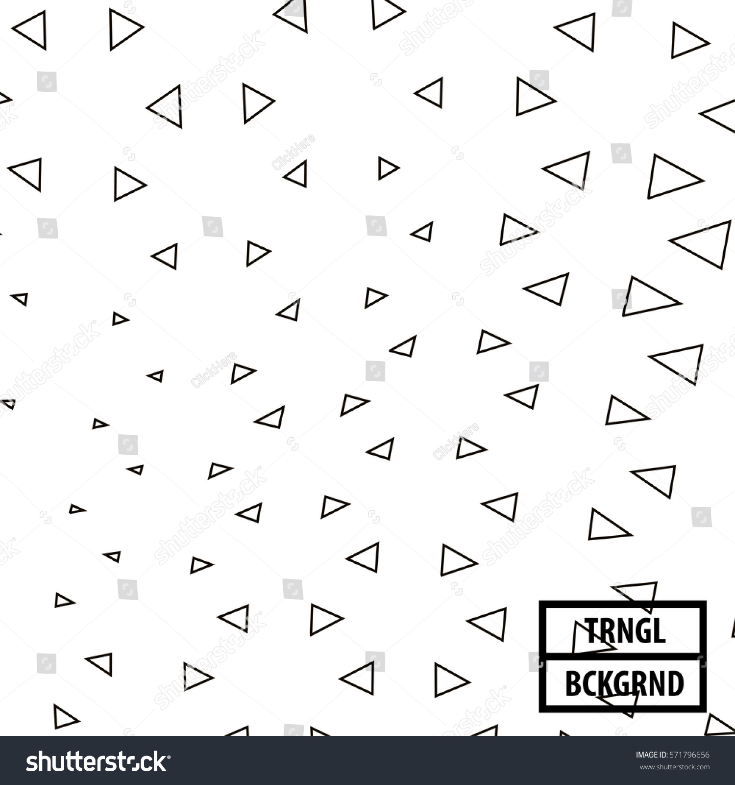 Outlined Triangle Design Pattern Eps10 Vector Stock Vector (Royalty ...