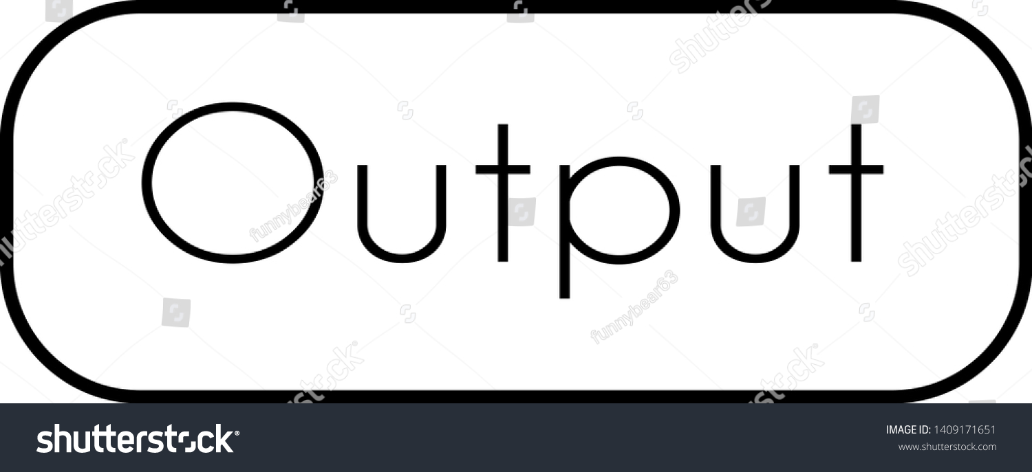 Output Stamp On White Background Stock Vector (Royalty Free) 1409171651 ...