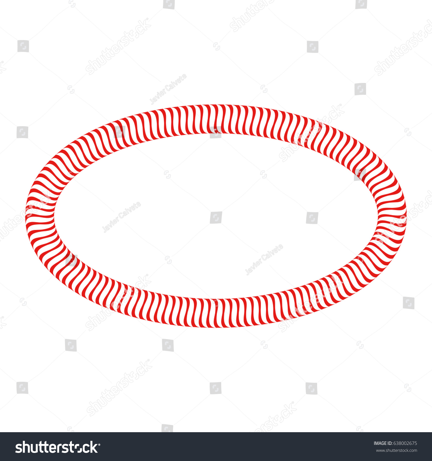 Oval Decorative Border Ornamental Vector Stock Vector (Royalty Free ...