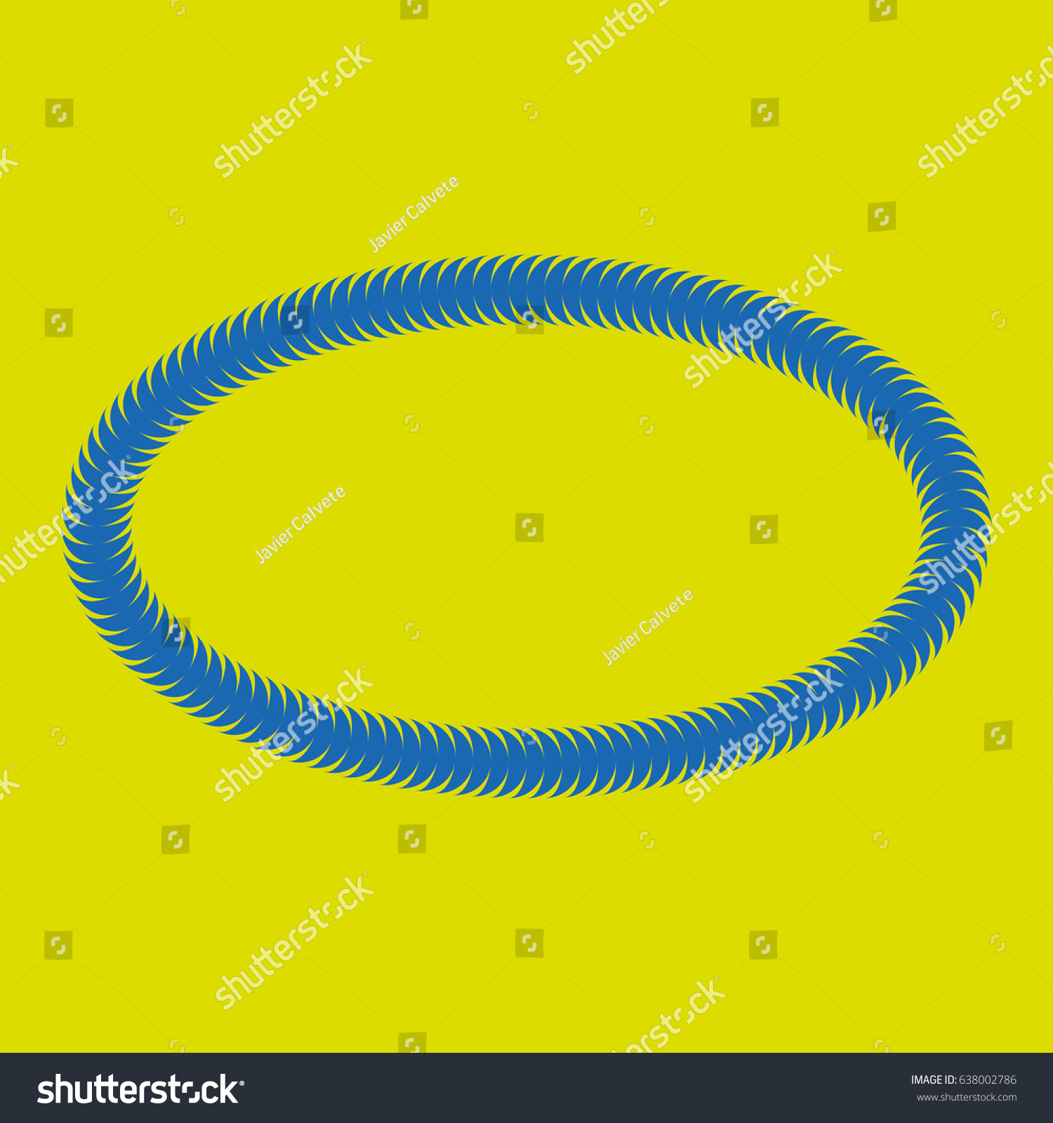 Oval Decorative Border Ornamental Vector Stock Vector (Royalty Free ...