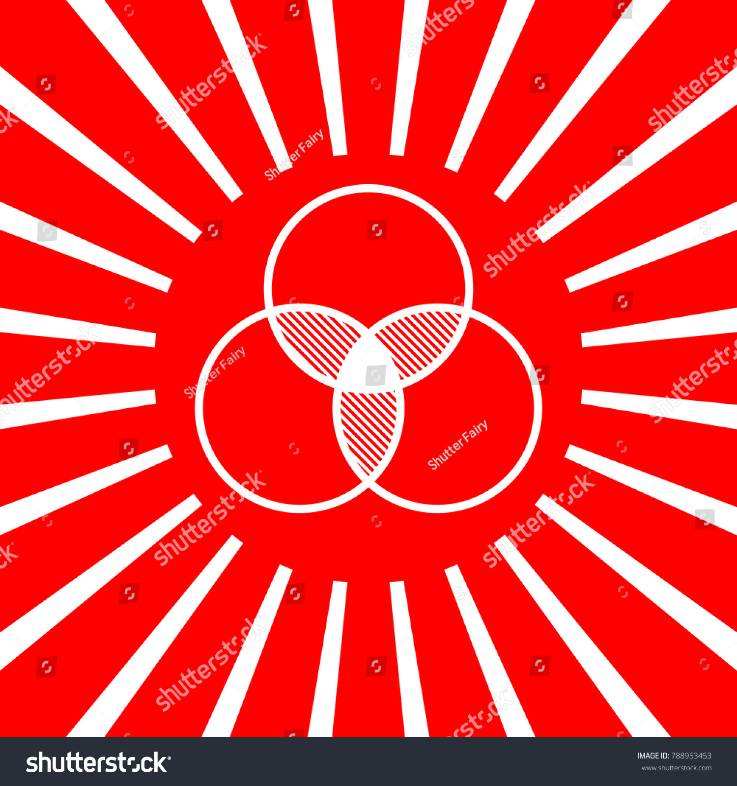 Overlapping Sets Math Overlapping Circles 3 Stock Vector (Royalty Free ...