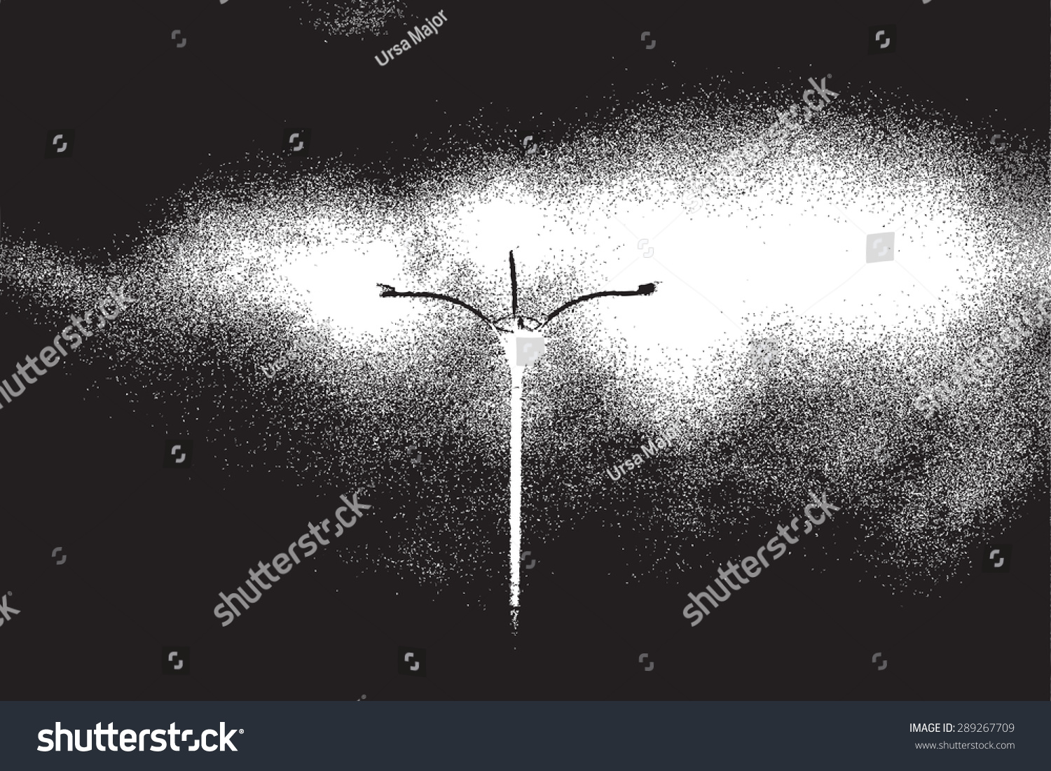 Overlay Texture Your Design Lamppost Stock Vector (Royalty Free ...