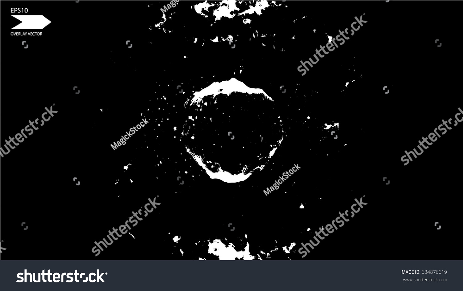 Overlay Texture Vector Exploding Particles Flying Stock Vector (Royalty ...