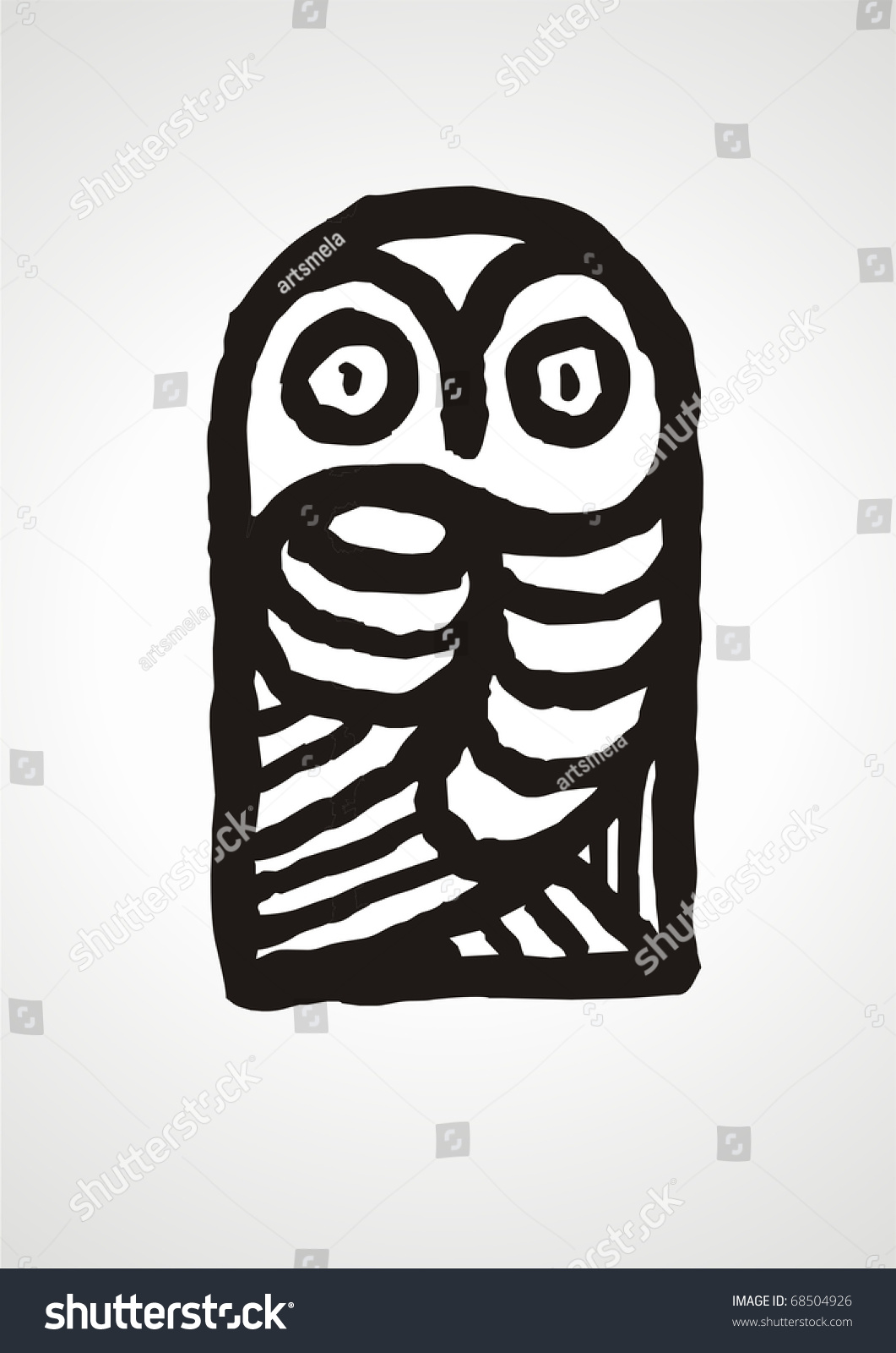 Owl Symbol Stock Vector (Royalty Free) 68504926 | Shutterstock