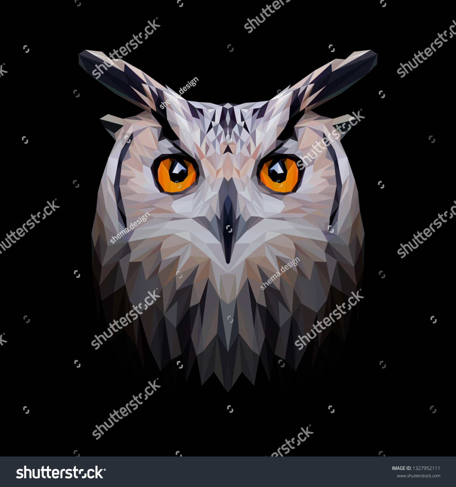 1,400 Geometry owl Stock Illustrations, Images & Vectors | Shutterstock