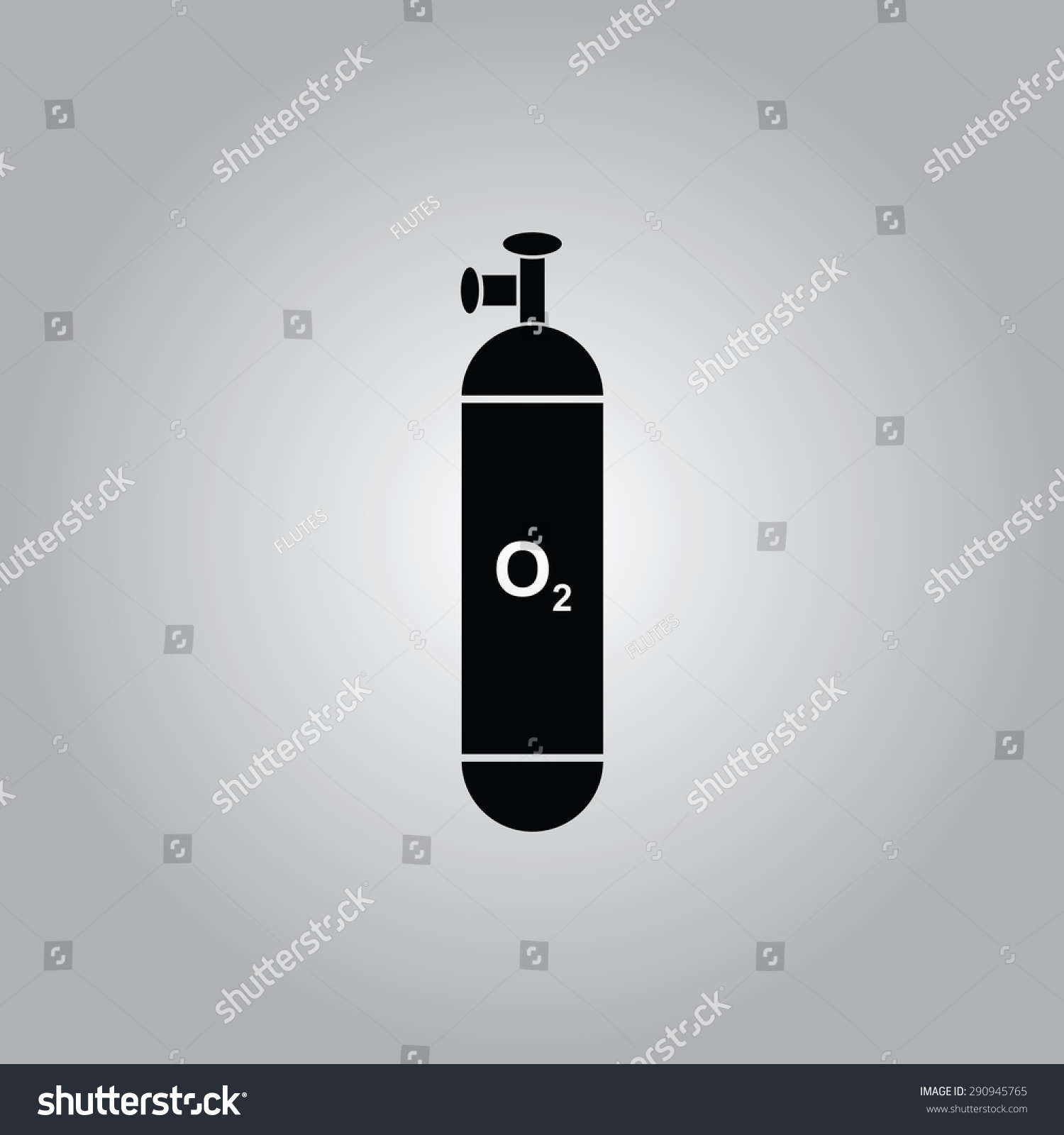 Oxygen Cylinder Icon Stock Vector (Royalty Free) 290945765 | Shutterstock