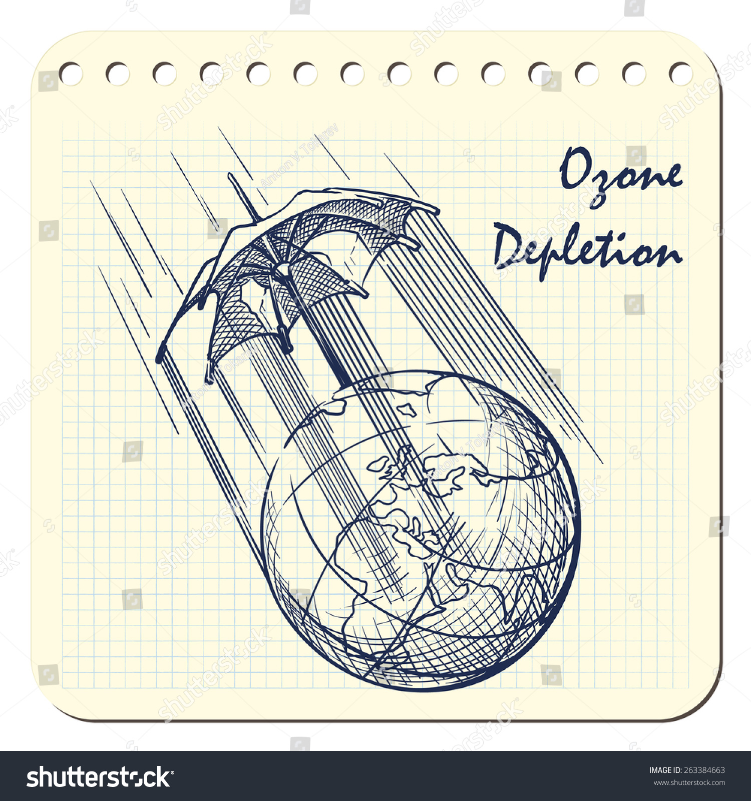Ozone Layer Degradation One Most Acute Stock Vector (Royalty Free ... Ozone Layer Degradation One Most Acute Stock Vector (Royalty Free ...