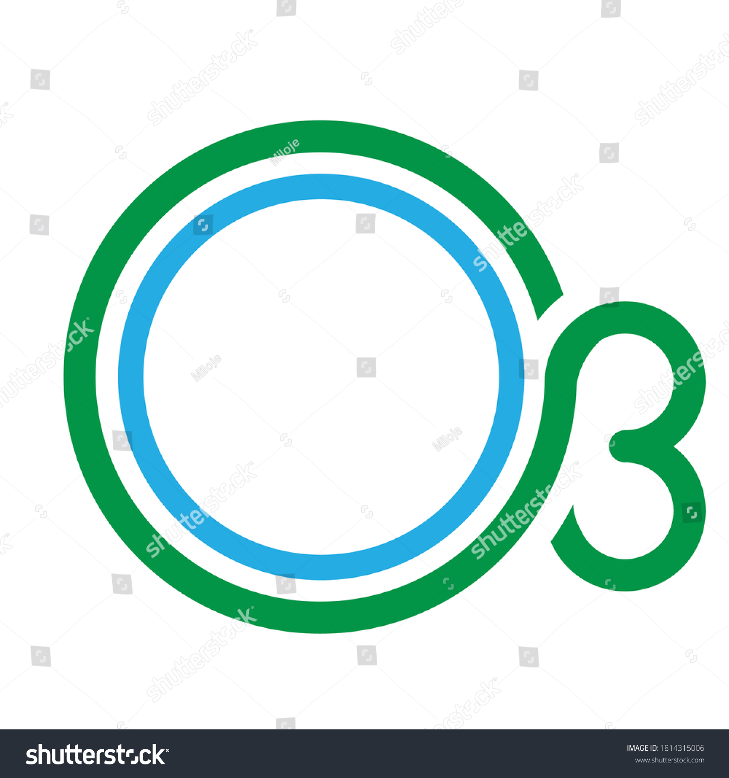 Ozone Layer Symbol Logo Vector Illustration: เวกเตอร์สต็อก (ปลอดค่า ...