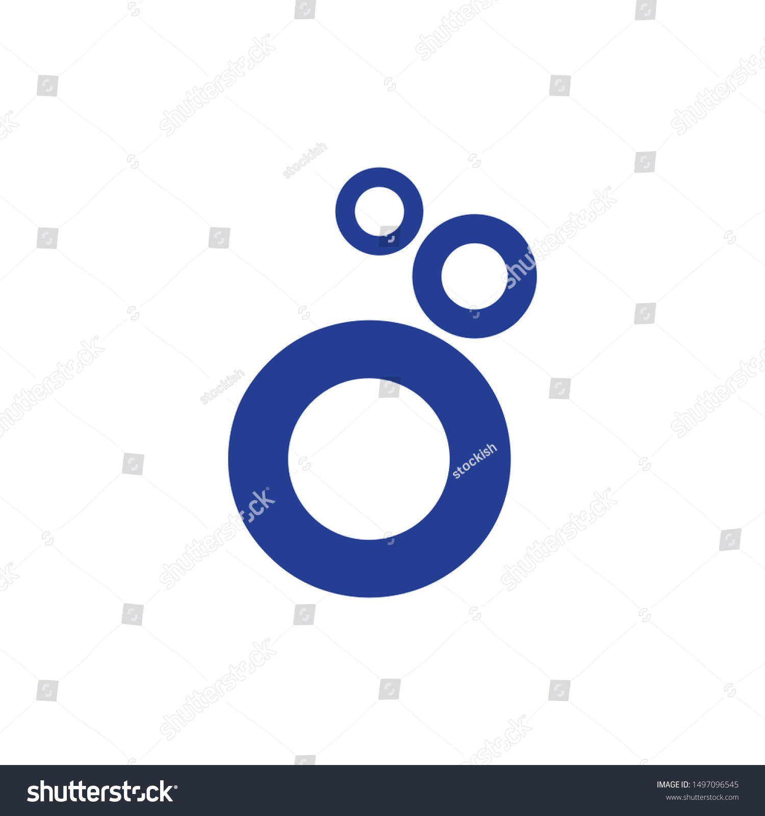 Ozone Logo O3 Symbol Icon Vector 스톡 벡터(로열티 프리) 1497096545