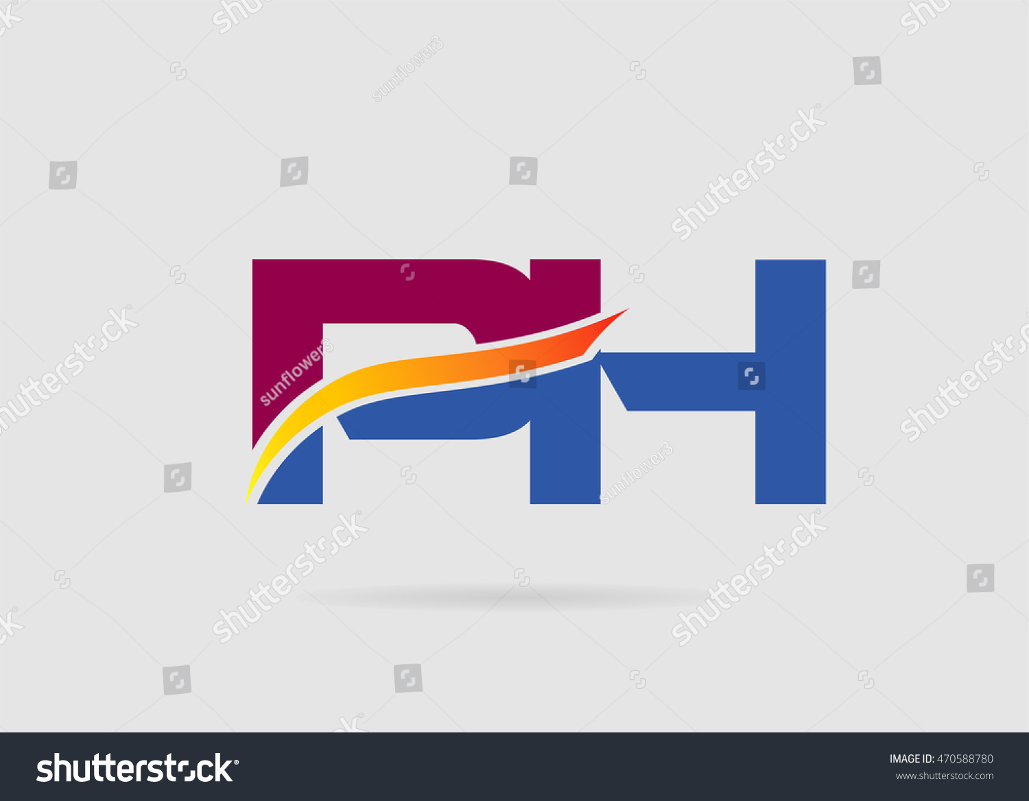P H Logo Vector Stock Vector (Royalty Free) 470588780 | Shutterstock