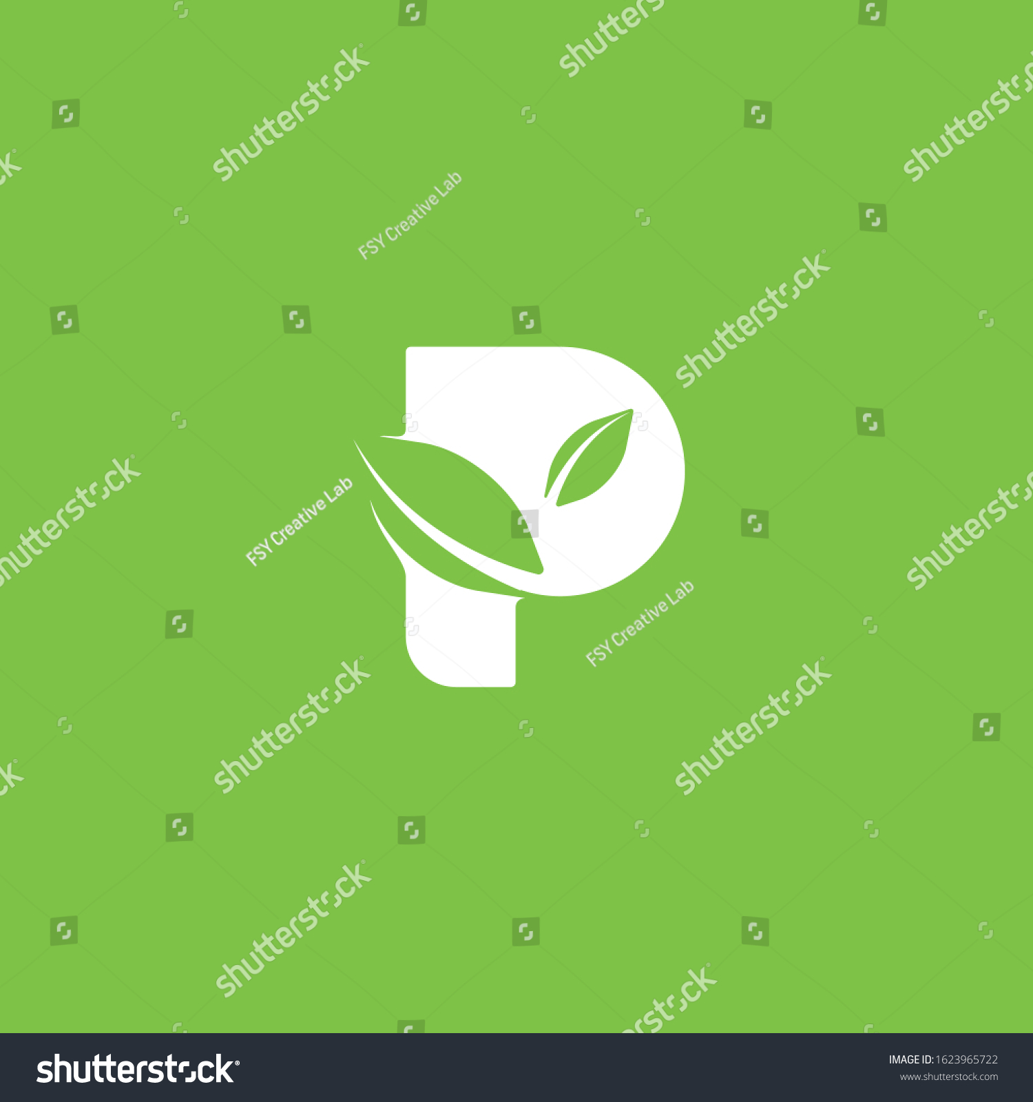 P Plant Logo Design 스톡 벡터(로열티 프리) 1623965722 | Shutterstock