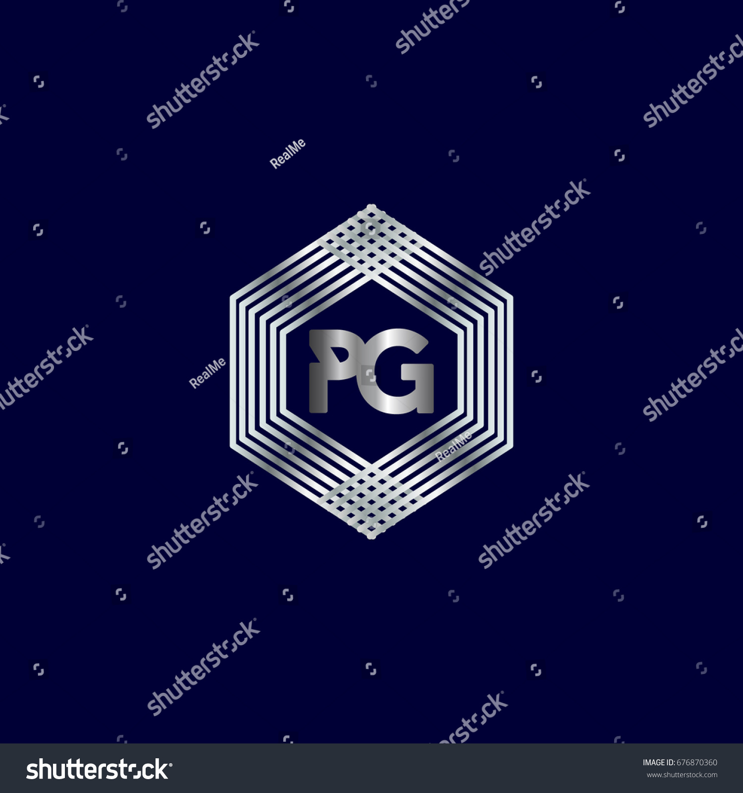 P G Logo Stock Vector (Royalty Free) 676870360 | Shutterstock