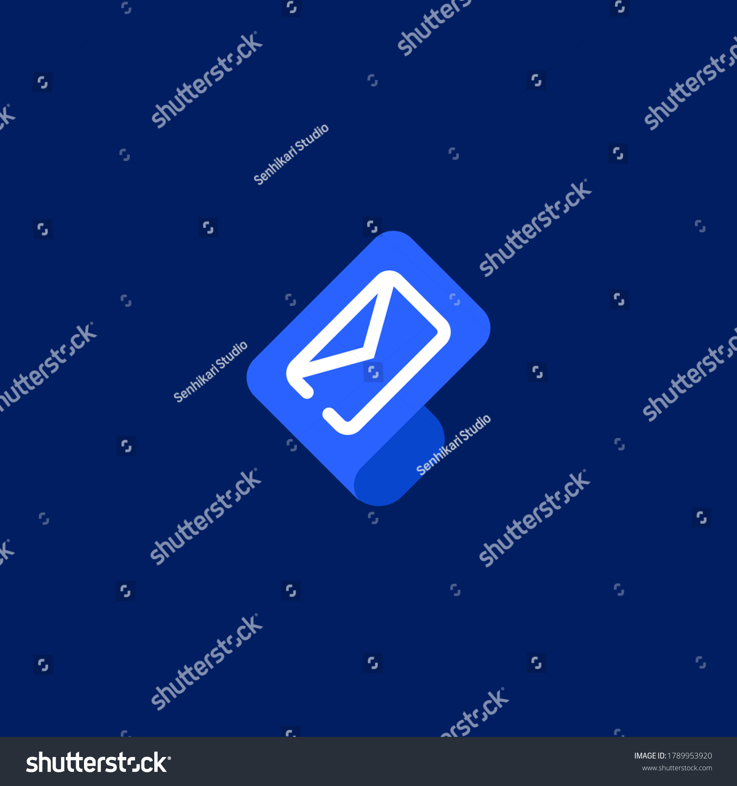 P Letter Email Mail Message Chat Stock Vector (Royalty Free) 1789953920 ...