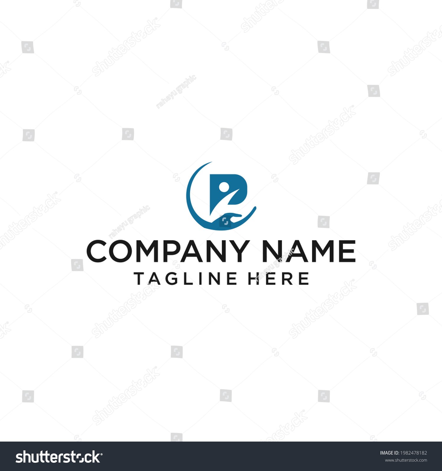 P Logo Design Vector Symbol Stock Vector (Royalty Free) 1982478182 ...