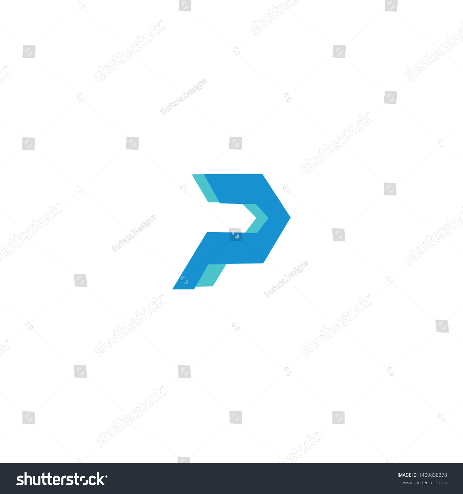 P Pp Letter Initial Logo Design: เวกเตอร์สต็อก (ปลอดค่าลิขสิทธิ์ ...