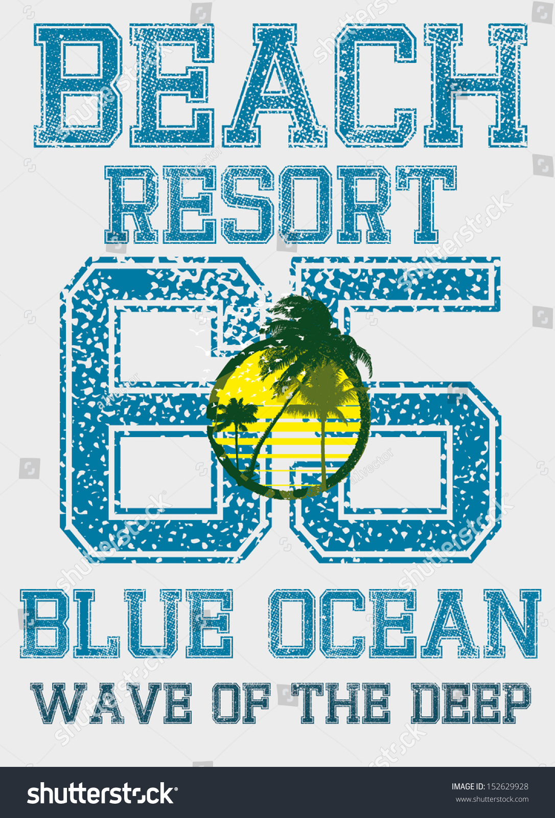 Pacific Blue Ocean Vector Art Stock Vector (Royalty Free) 152629928 ...