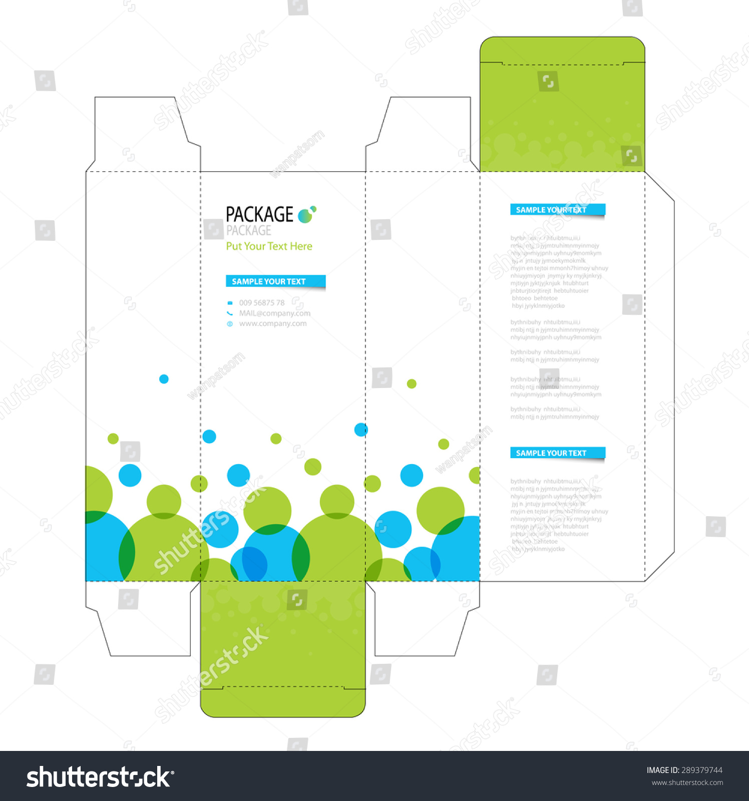 Package Box Design Vector Illustration Stock Vector (Royalty Free ...