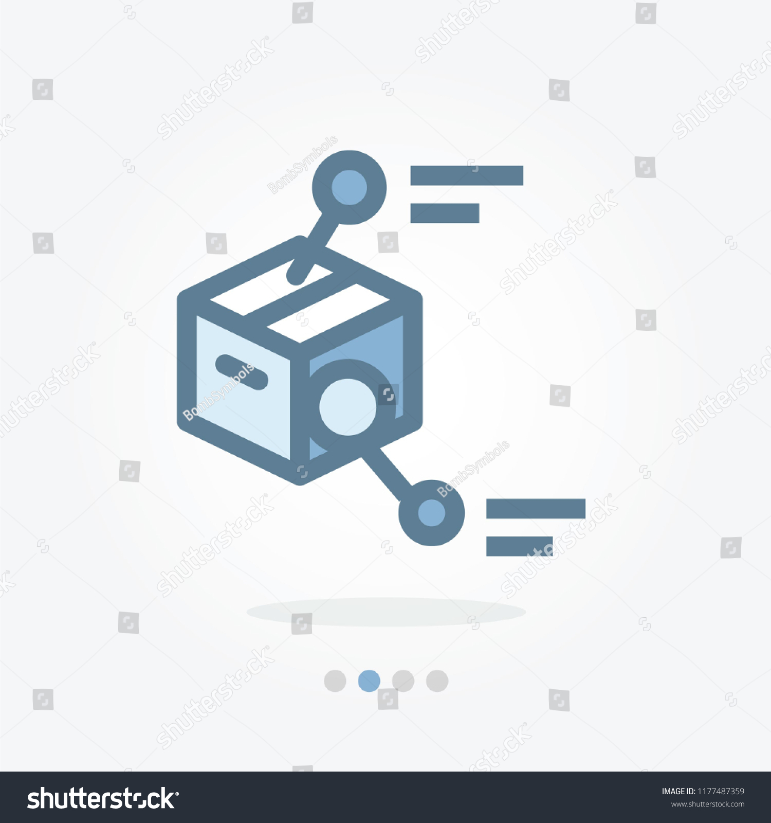 Package Detail Vector Icon: vector de stock (libre de regalías ...