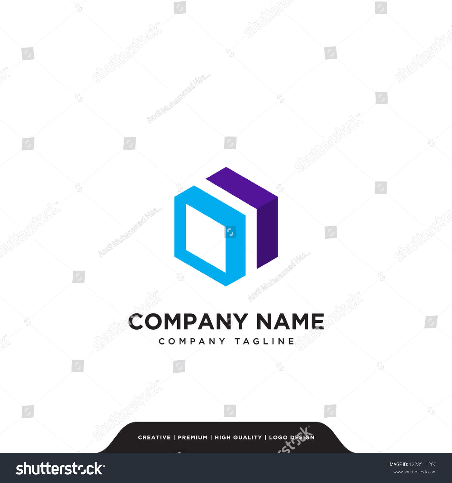 Package Logo Company Logo Stock Vector (Royalty Free) 1228511200