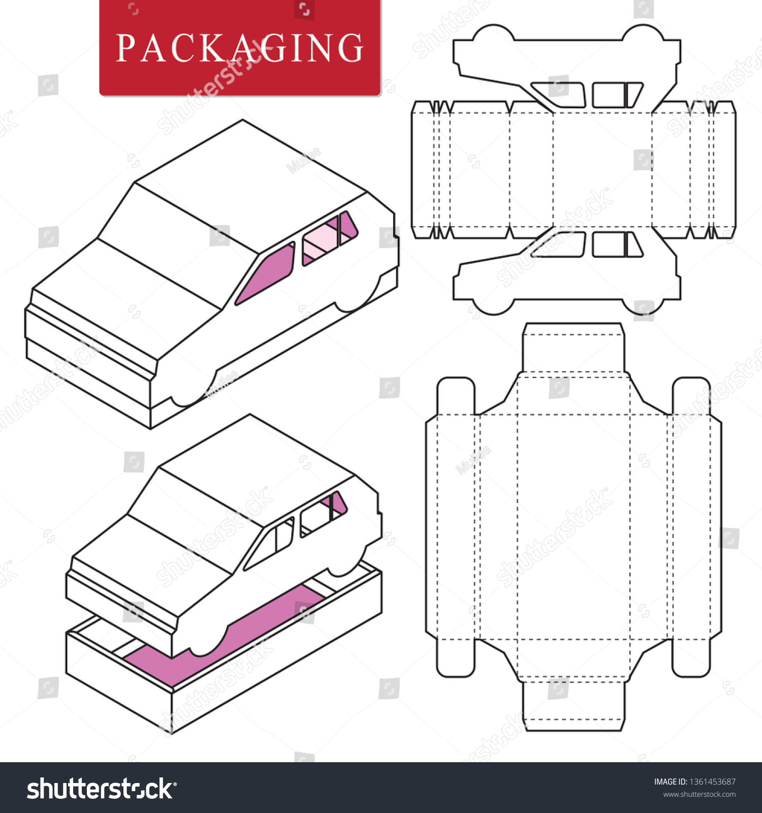 Package Template Transportation Concept: Vector có sẵn (miễn phí bản ...