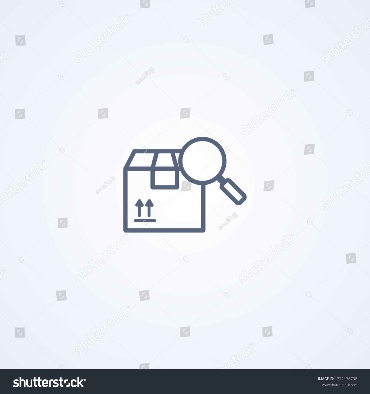 Package Tracking Vector Best Gray Line Stock Vector (Royalty Free ...