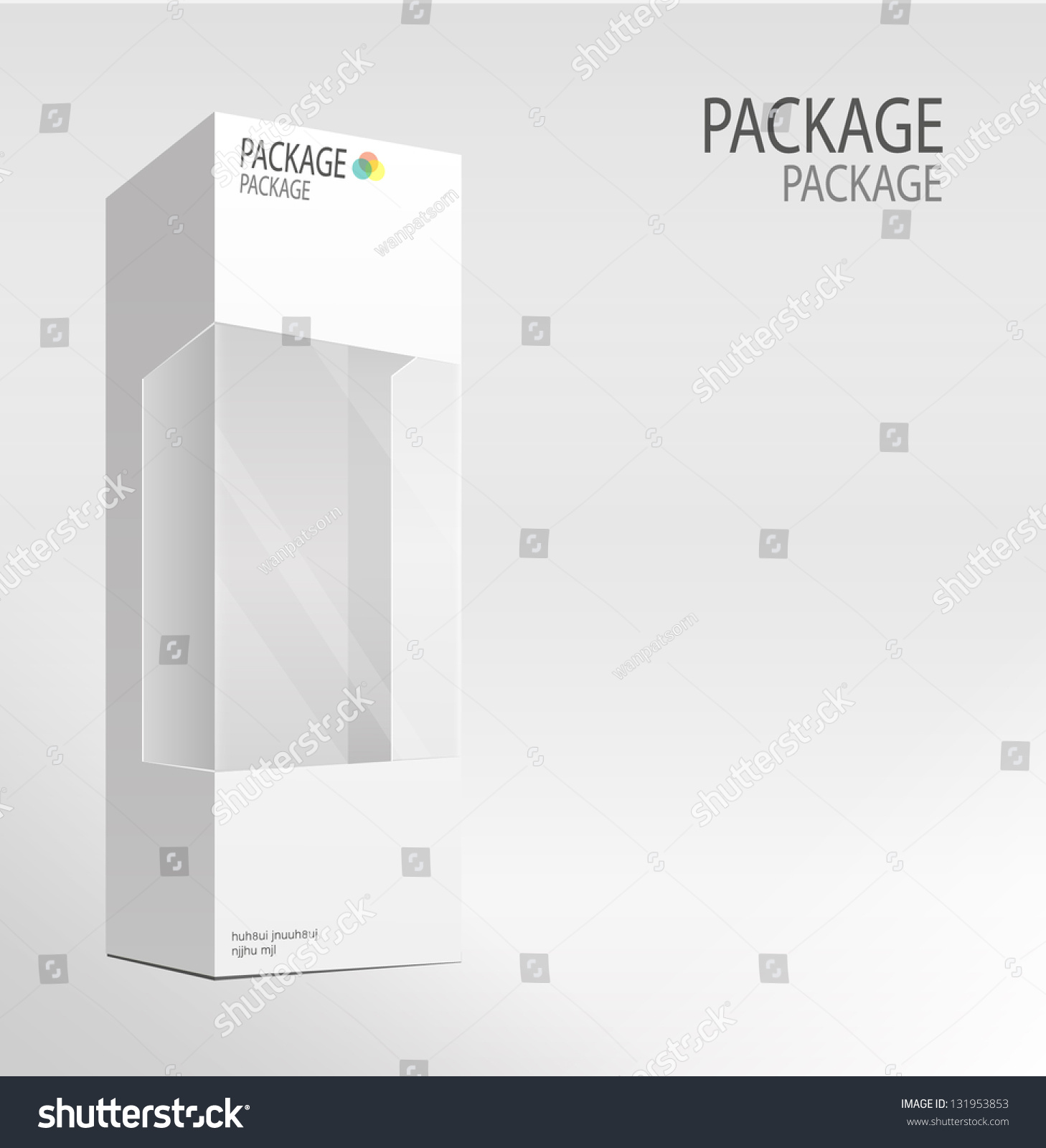 Package White Box Design 2 Vector Stock Vector (Royalty Free) 131953853 ...