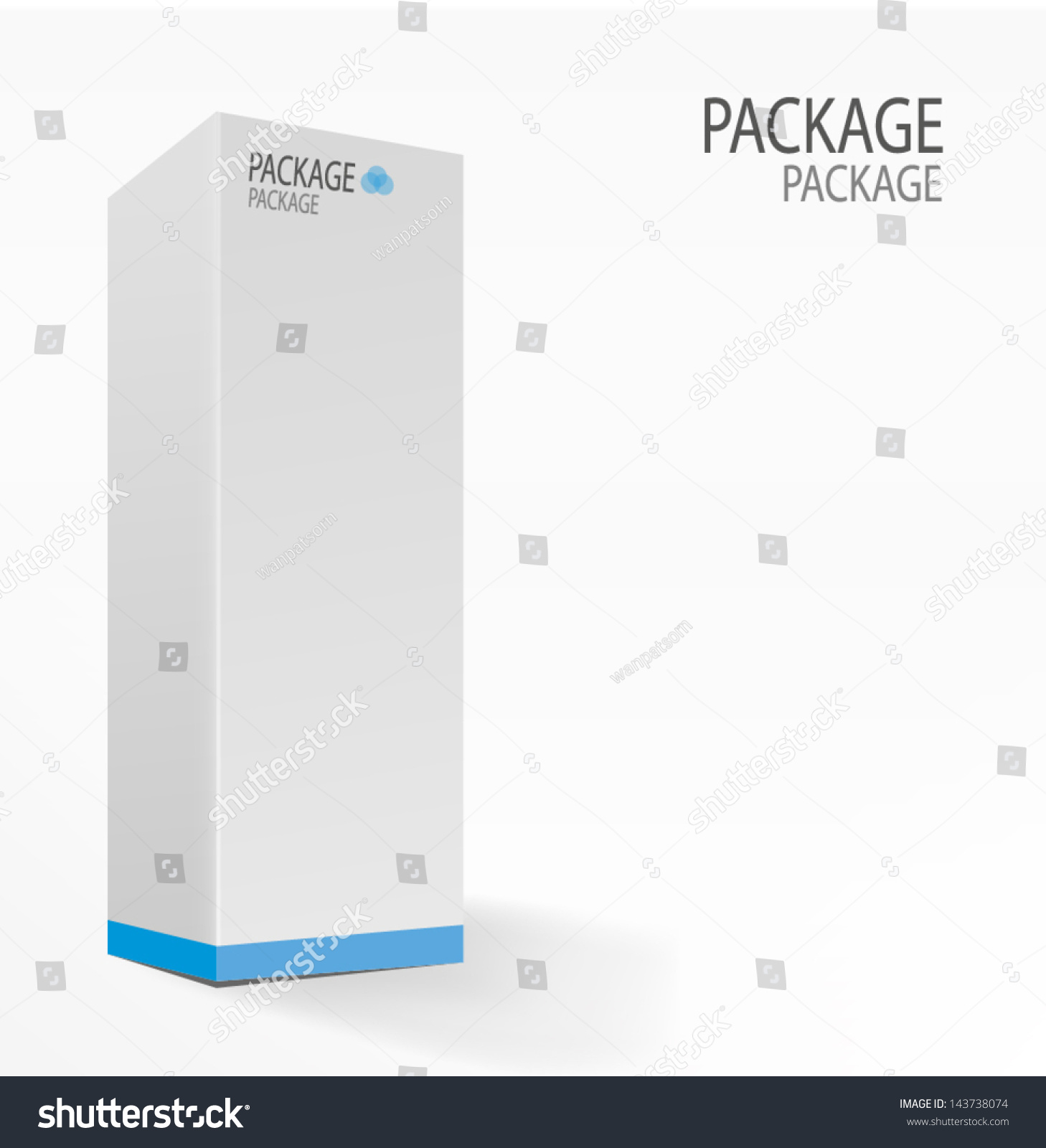 Package White Box Design 2 Vector Stock Vector (Royalty Free) 143738074 ...