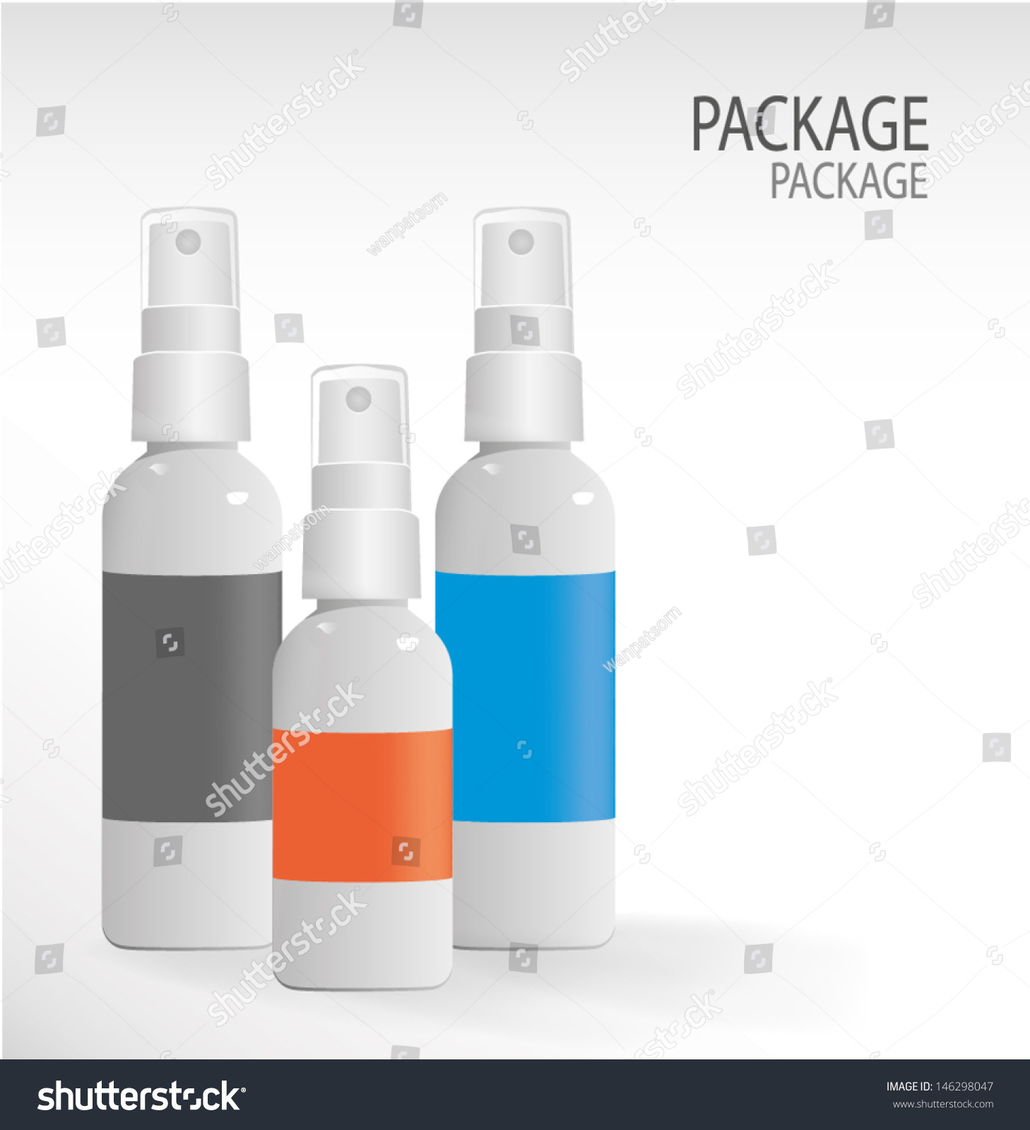 Package White Box Design 2 Vector Stock Vector (Royalty Free) 146298047