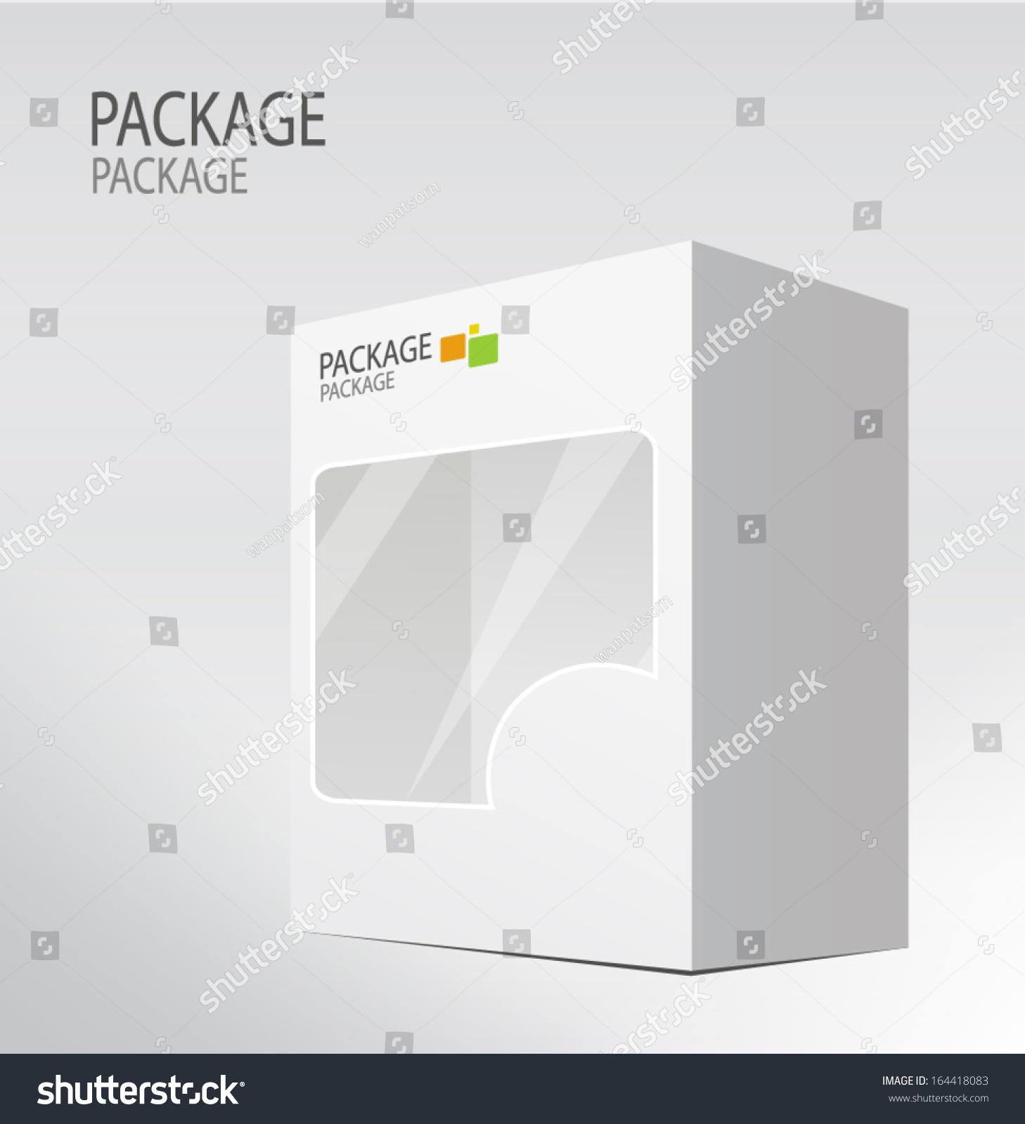 Package White Box Design 2 Vector Stock Vector (Royalty Free) 164418083 ...
