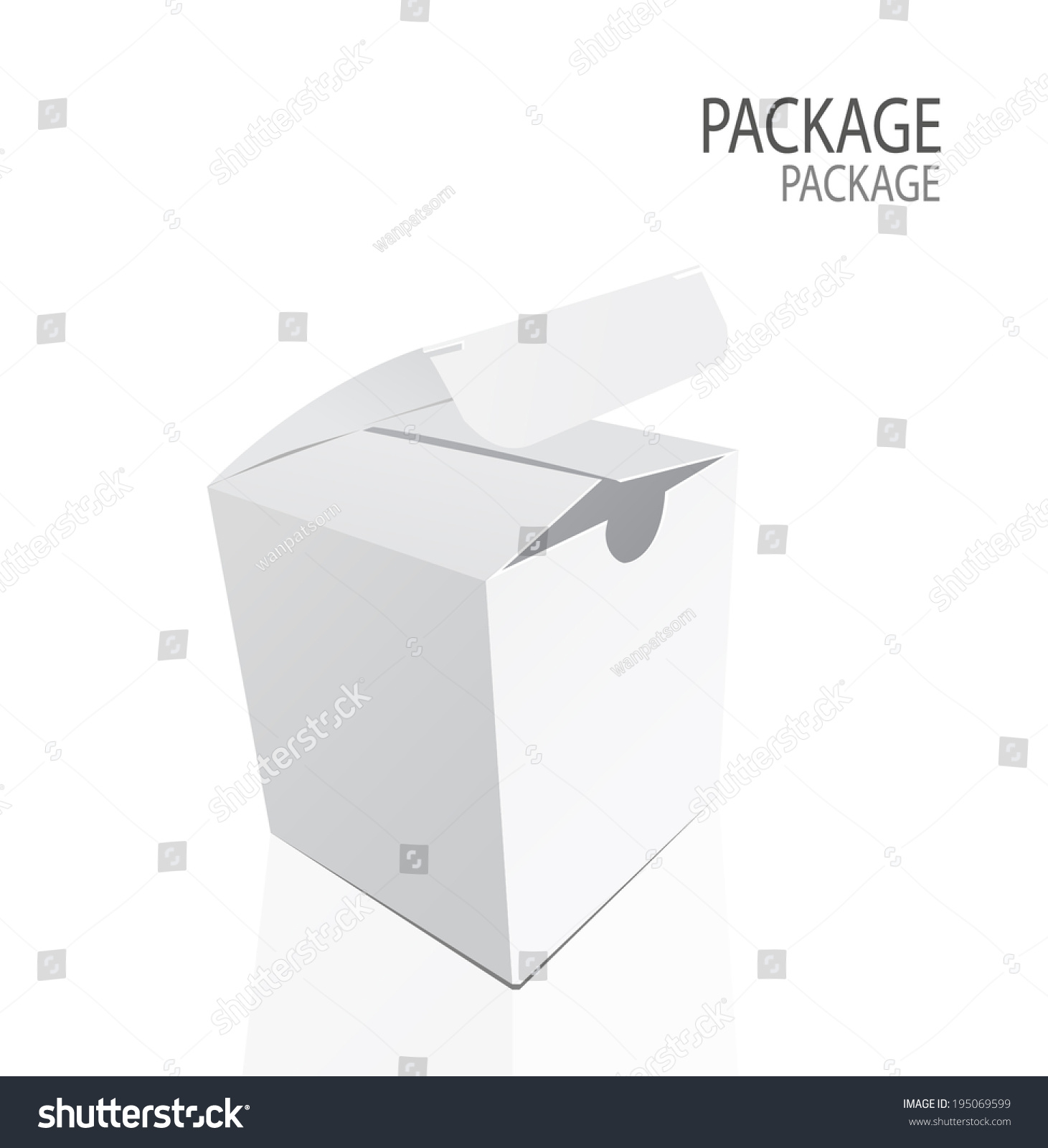 Package White Box Design 2 Vector: เวกเตอร์สต็อก (ปลอดค่าลิขสิทธิ์ ...
