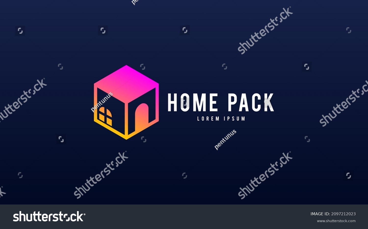 Packaging Box Logo Concept Vector Box Stock Vector (Royalty Free ...