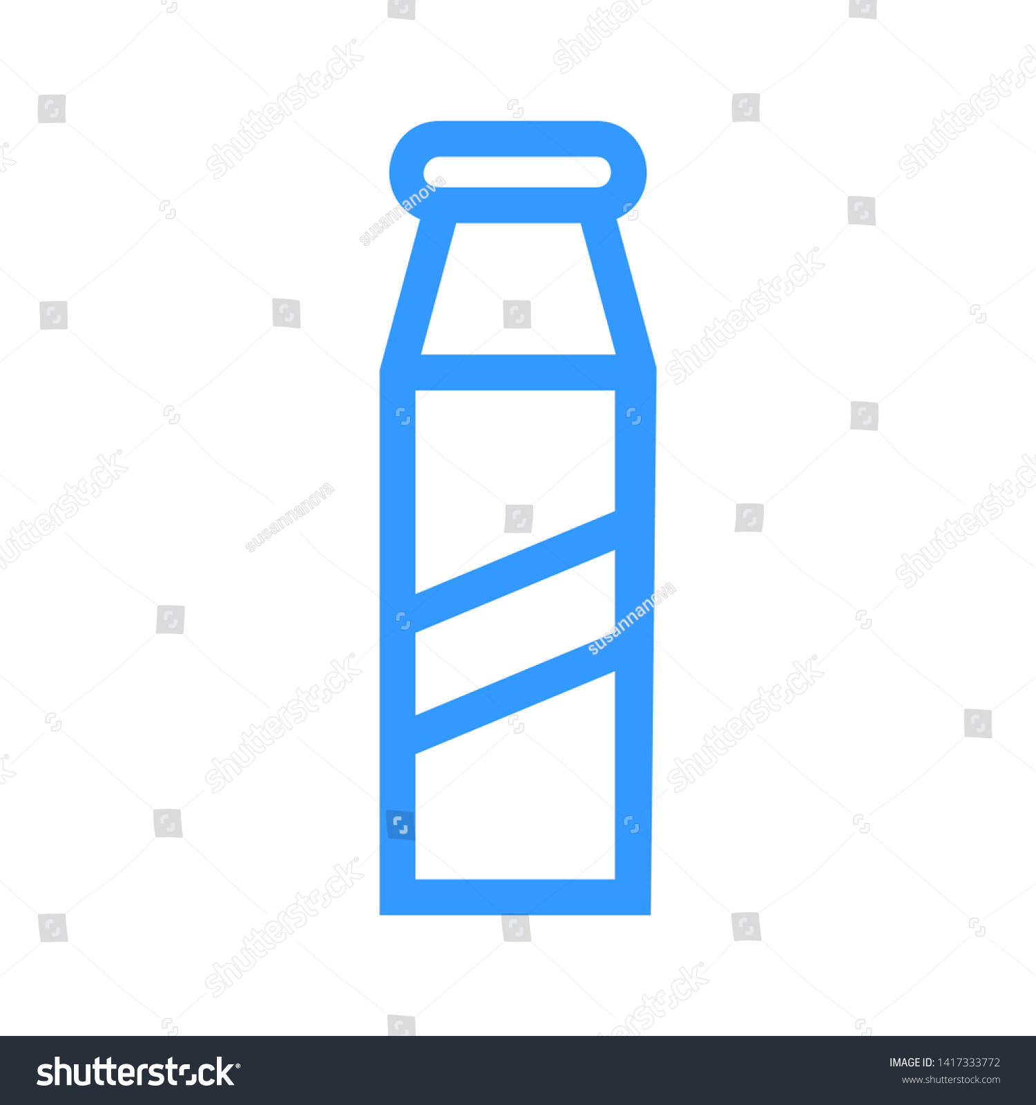 Packaging Container Milk Icon Vector Stock Vector (Royalty Free ...