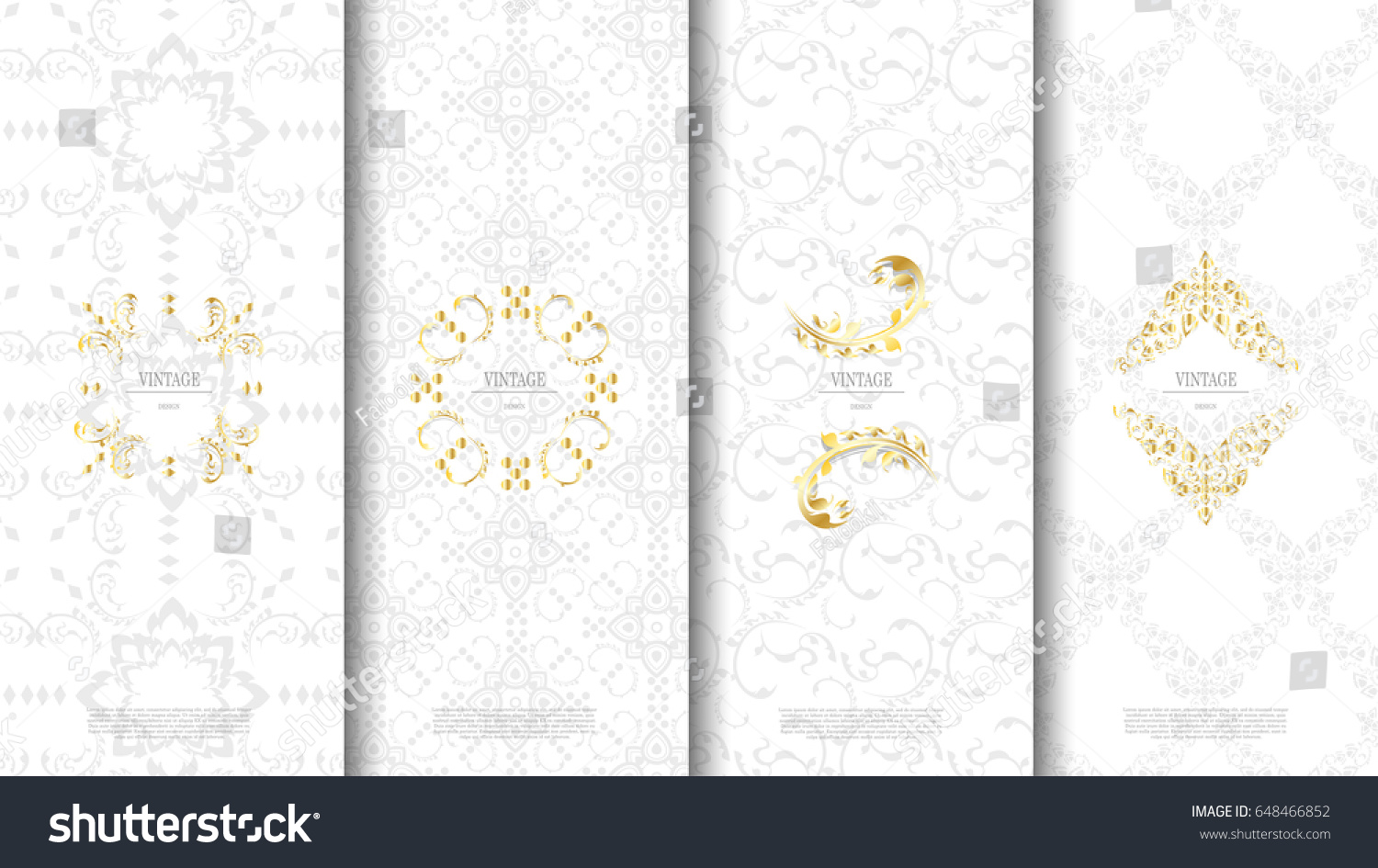 Packaging Exotic Thai Pattern Element Concept Stock Vector (Royalty ...